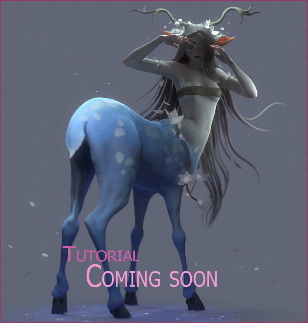 ArtStation - Creating a 3D Centaur tutorial preview