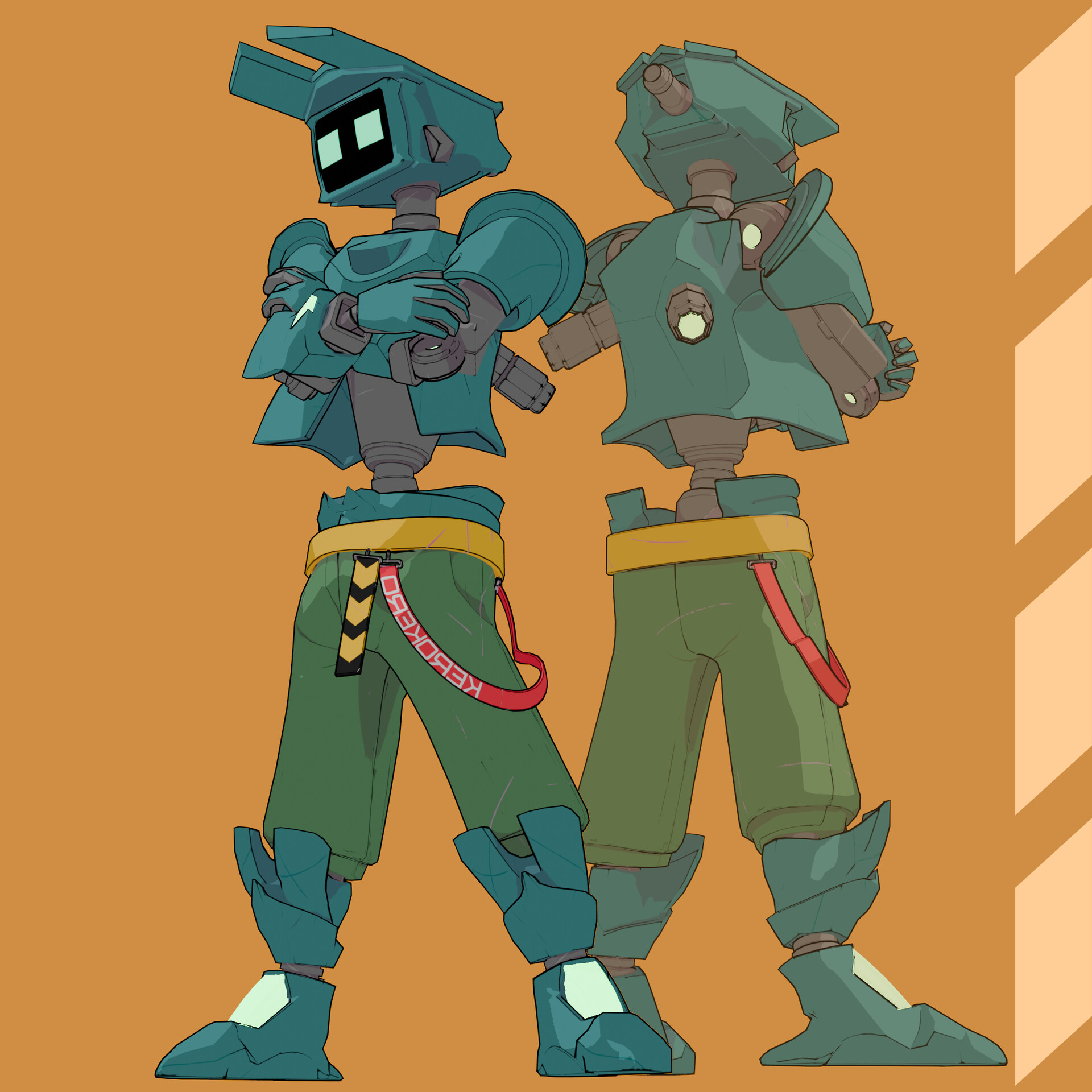 ArtStation - Low Poly Robot Character