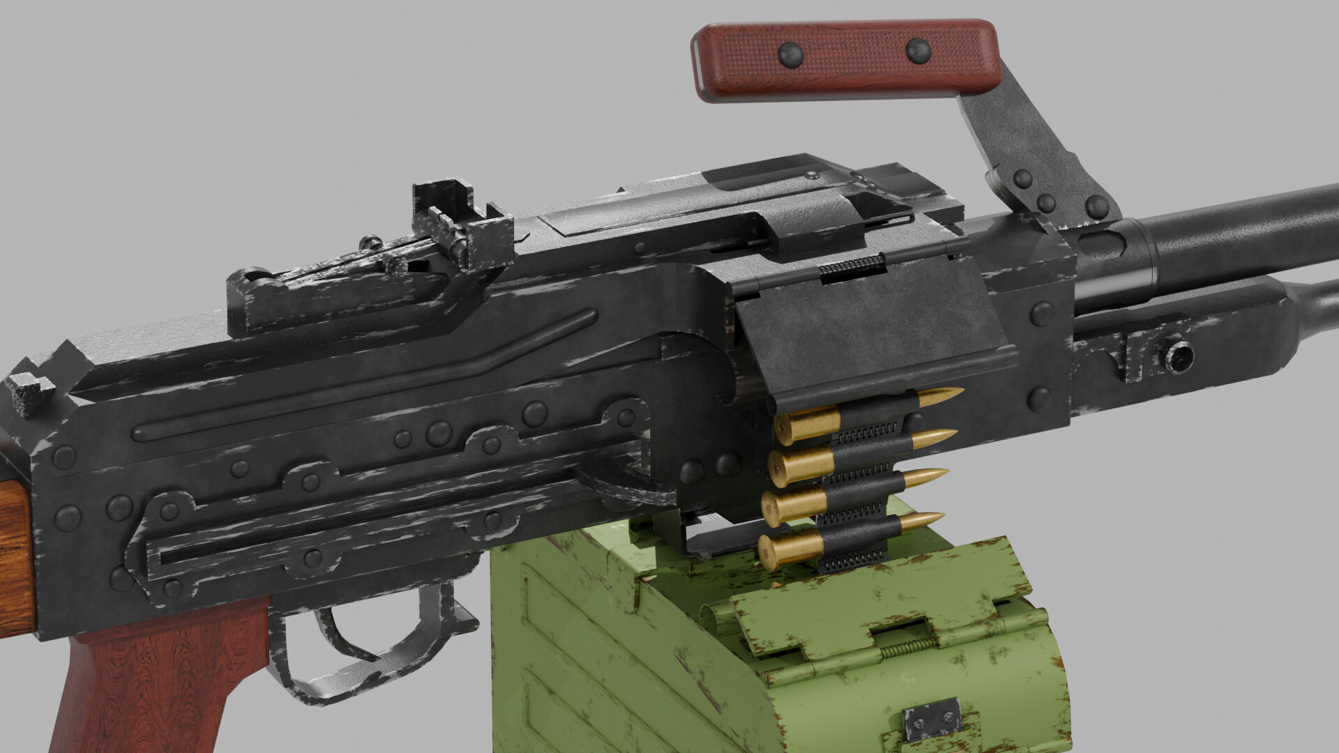 ArtStation - PKM mashine gun