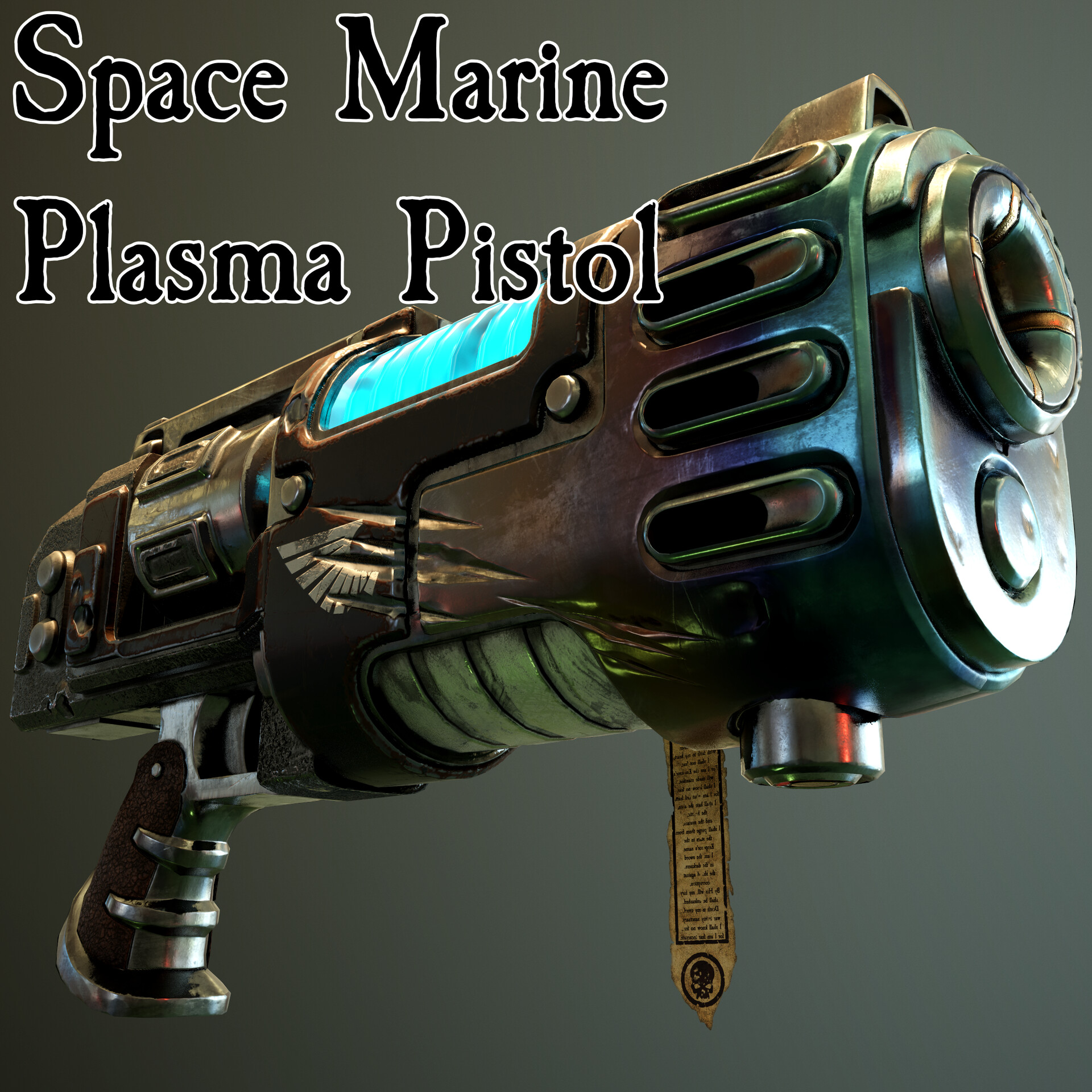 ArtStation - Space Marine 2 Plasma Pistol