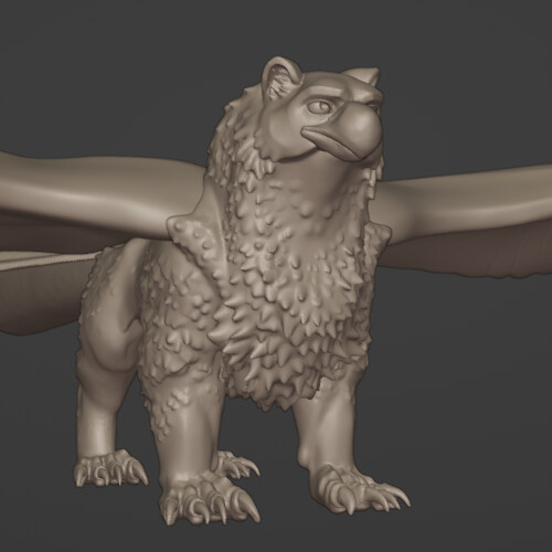 ArtStation - Snow Gryphon