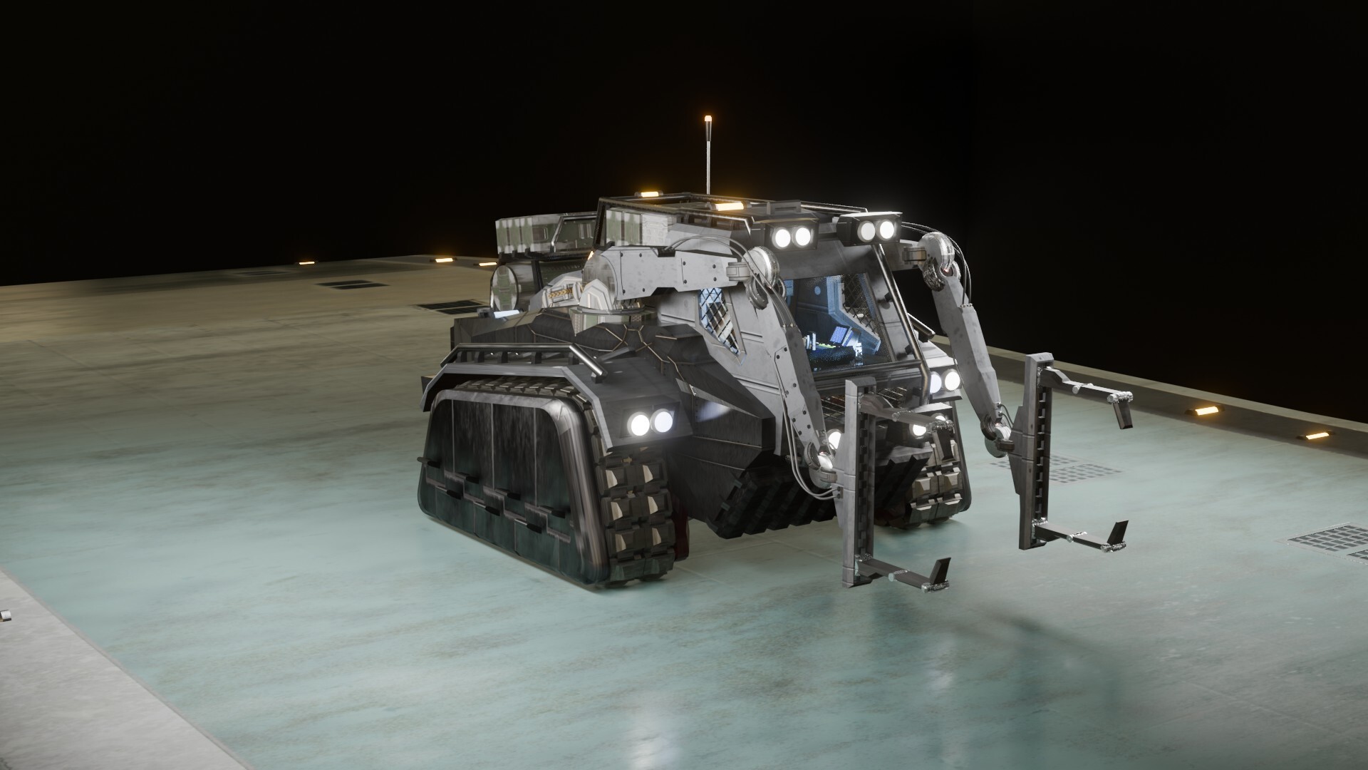 Maxime Pédron - "Metal Ant" 3d model and animation