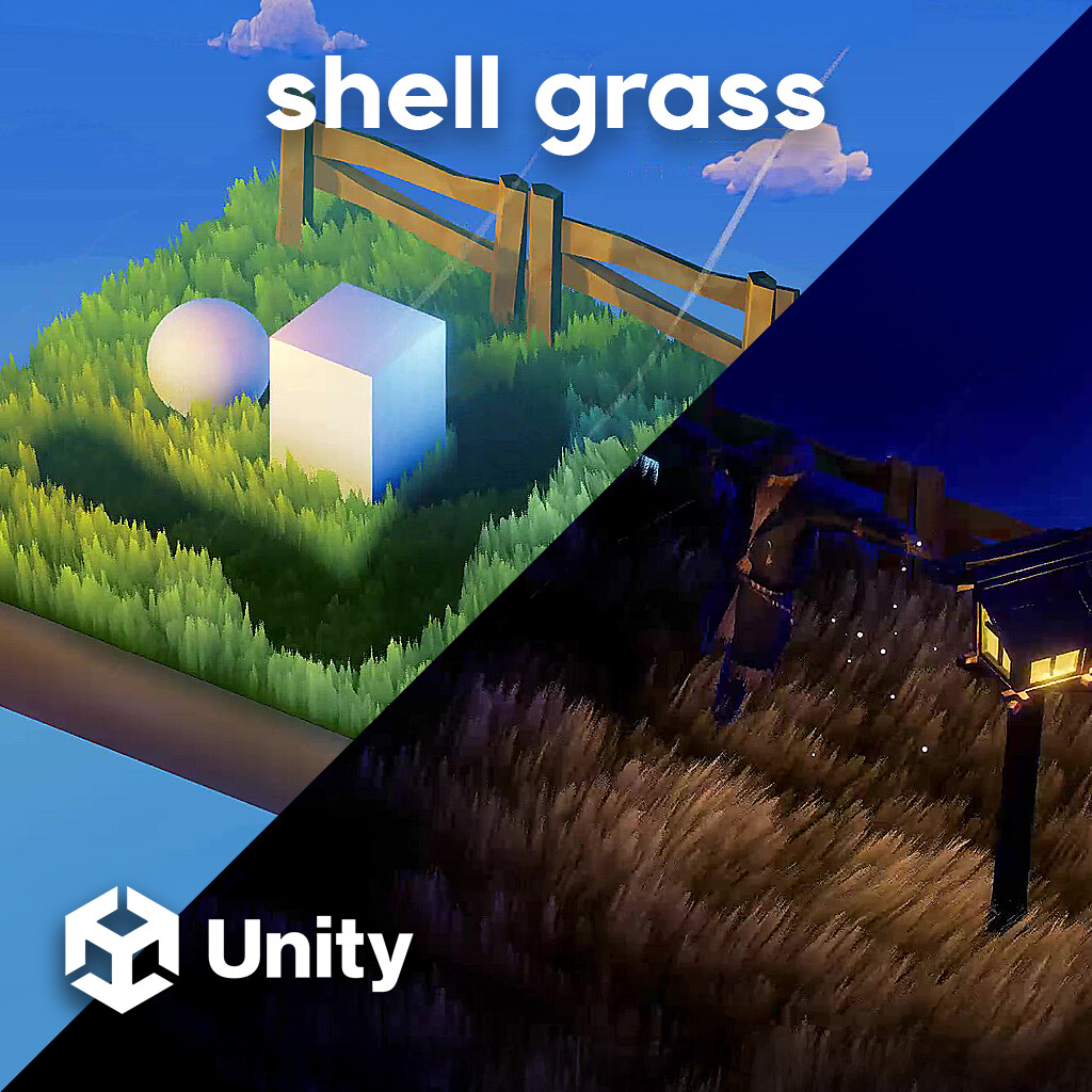 ArtStation - Shell Textured Interactive Grass With Compute Shaders - Unity