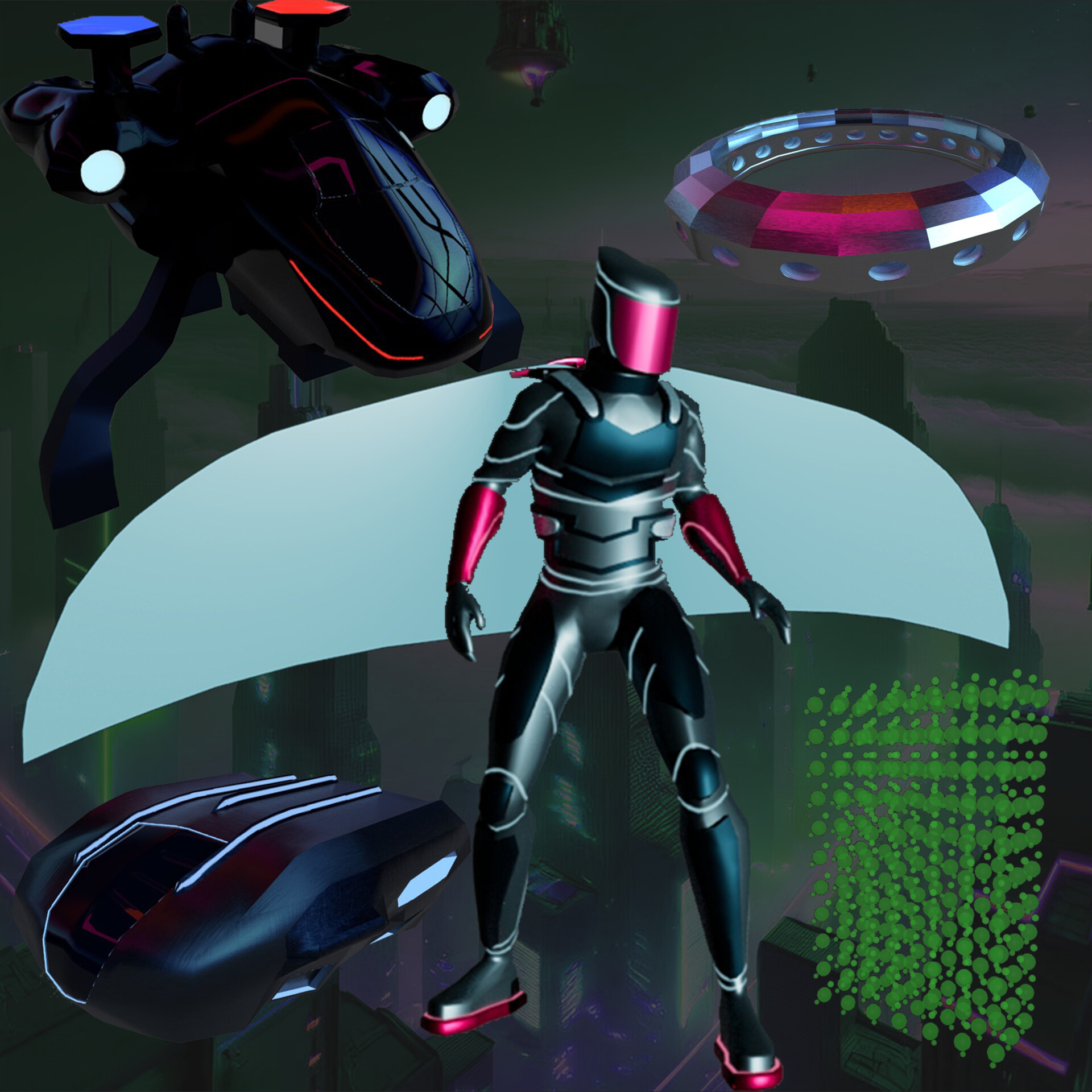 ArtStation - Escape from Hover City Character/Assets/VFX