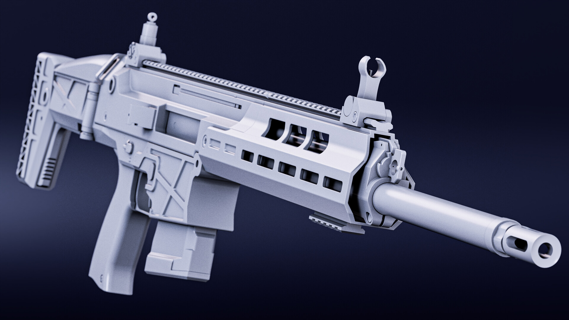 ArtStation - CZ BREN 2 DMR WIP