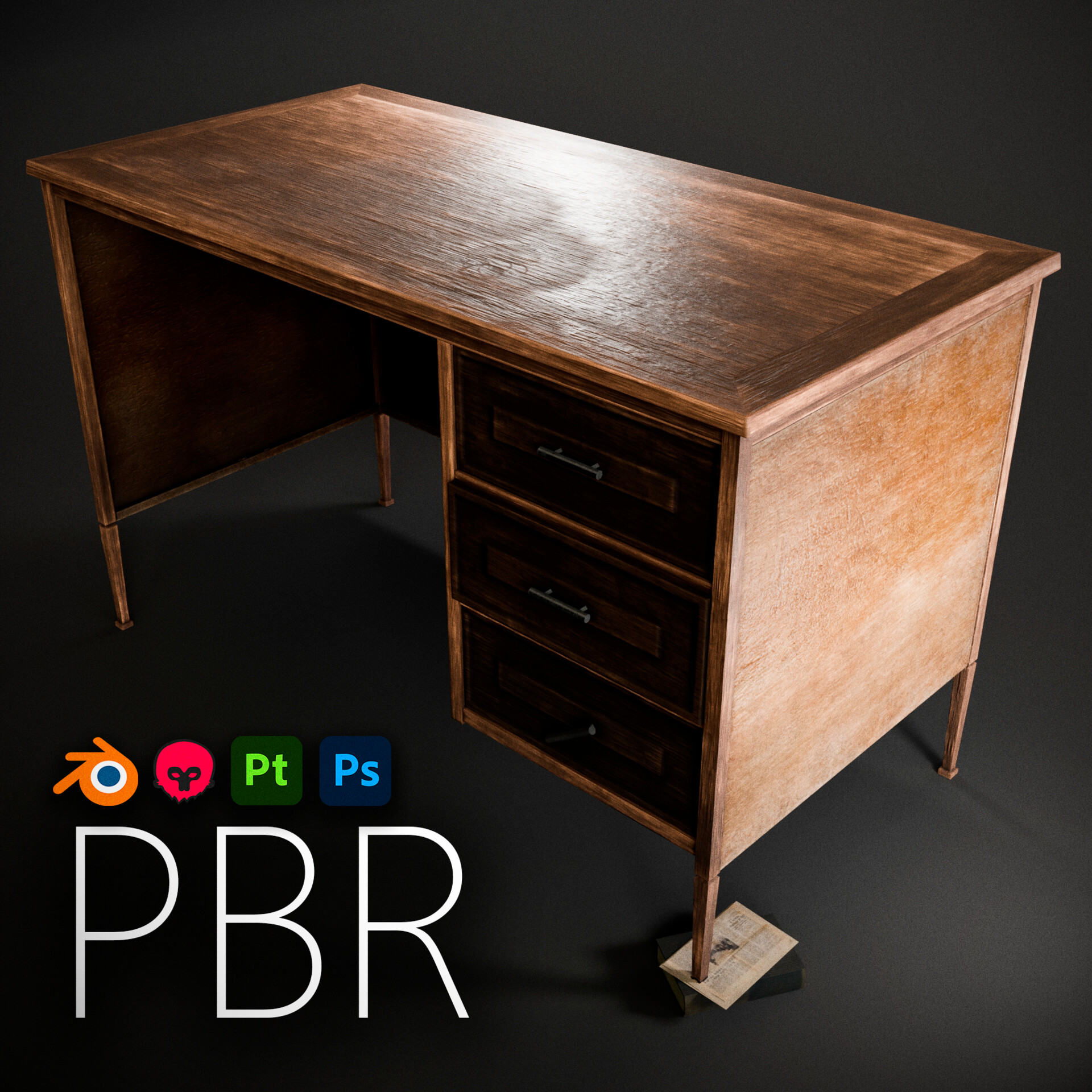 ArtStation - Realstic Horror Game Table