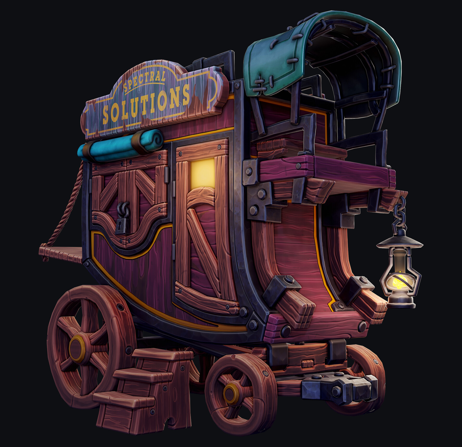 ArtStation - Stylized Fantasy Caravan