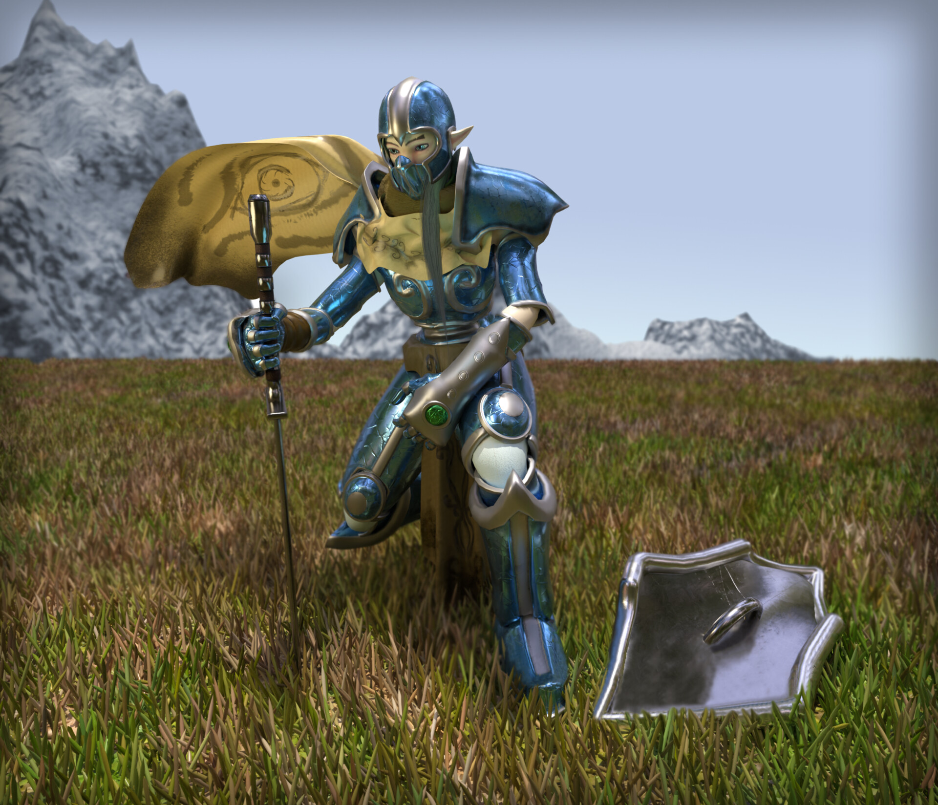 ArtStation - High Elf Guardian