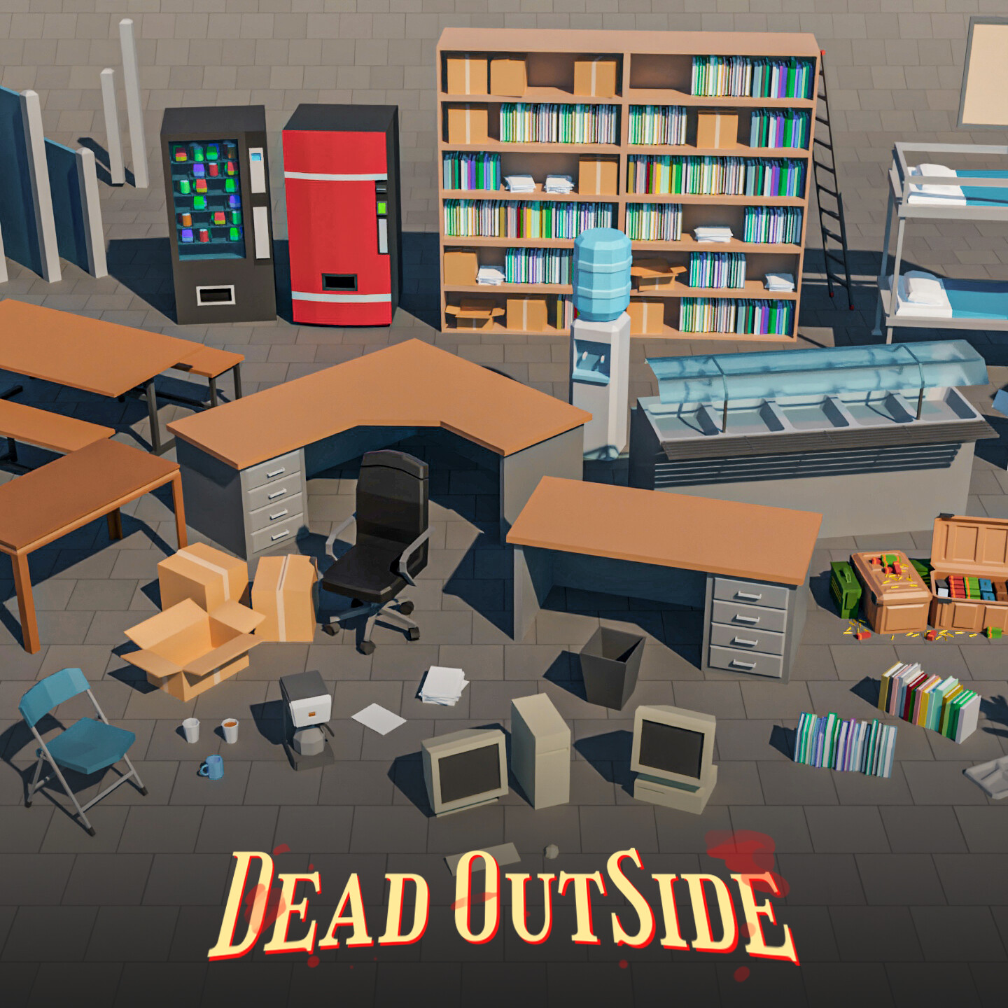 ArtStation - Dead Outside - Props and Textures