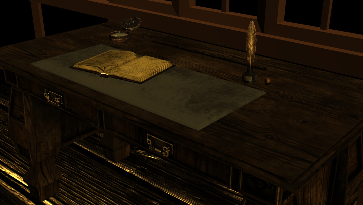 ArtStation - Pirate Desk