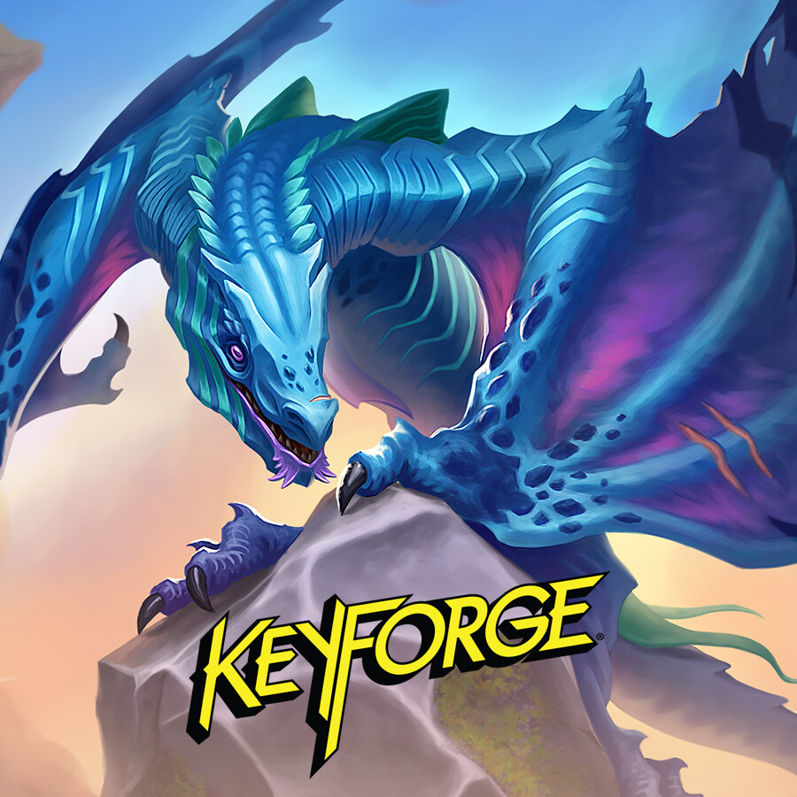 ArtStation - Grizzled Wyvern - Keyforge: Aember Skies