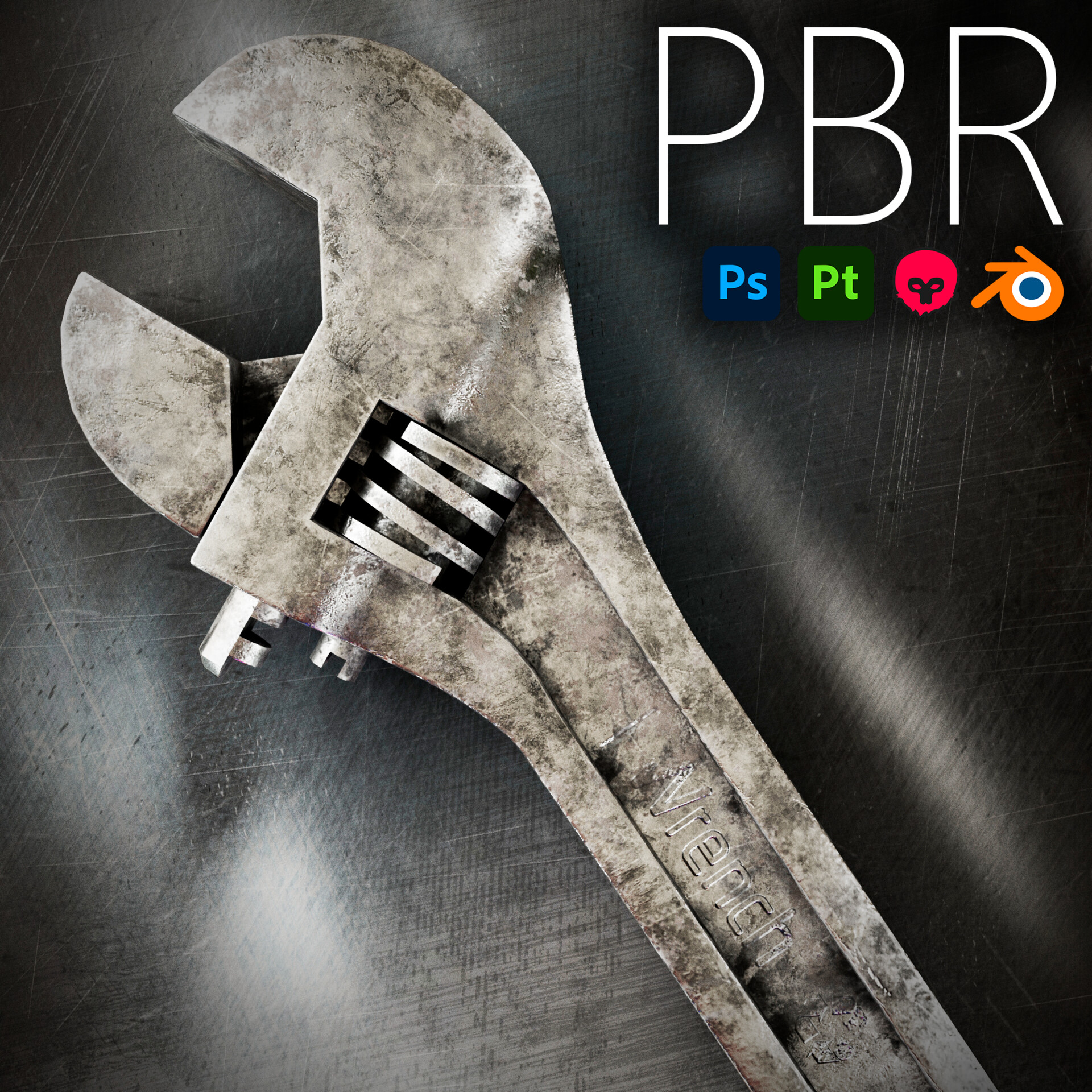 ArtStation - Realistic Wrench