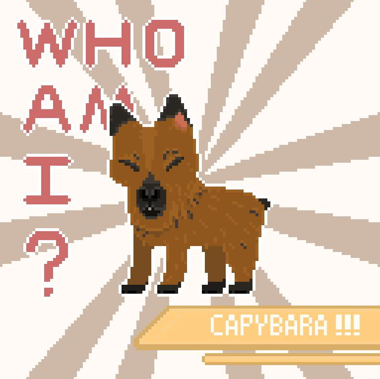 ArtStation - Capybara Pixel Animation