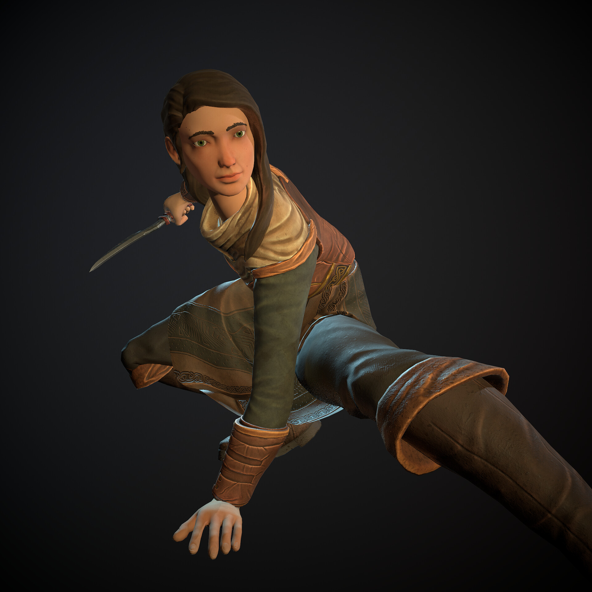 ArtStation - Female Rogue Character