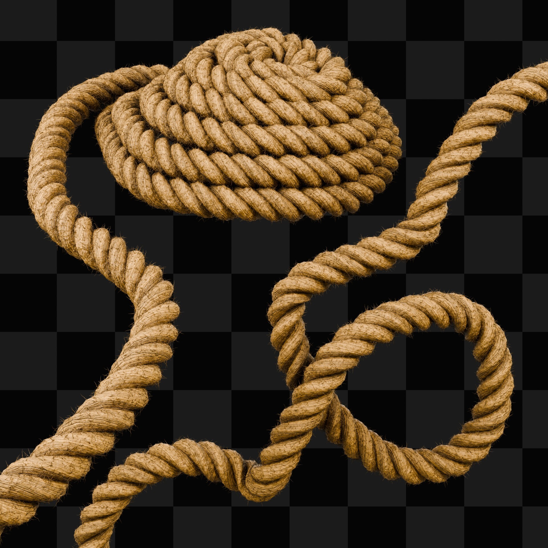 ArtStation - Customizable Rope - Geometry Nodes (Blender Tutorial)