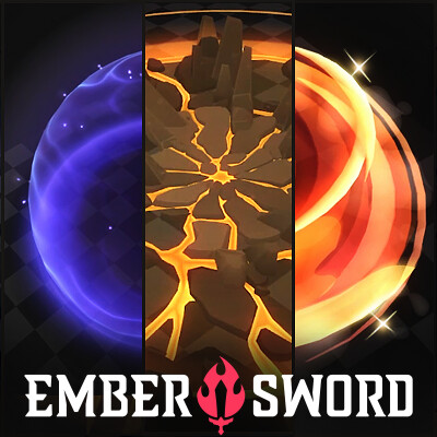 ArtStation - Ember Sword Combat Ability VFX