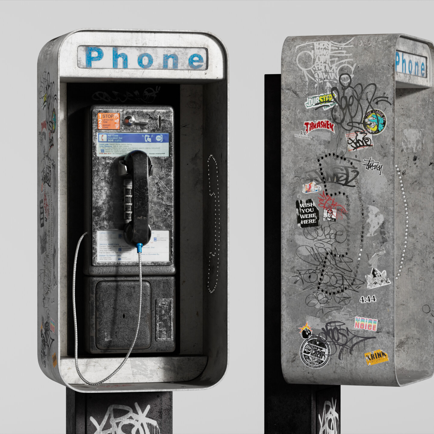 ArtStation - New York City | Payphone