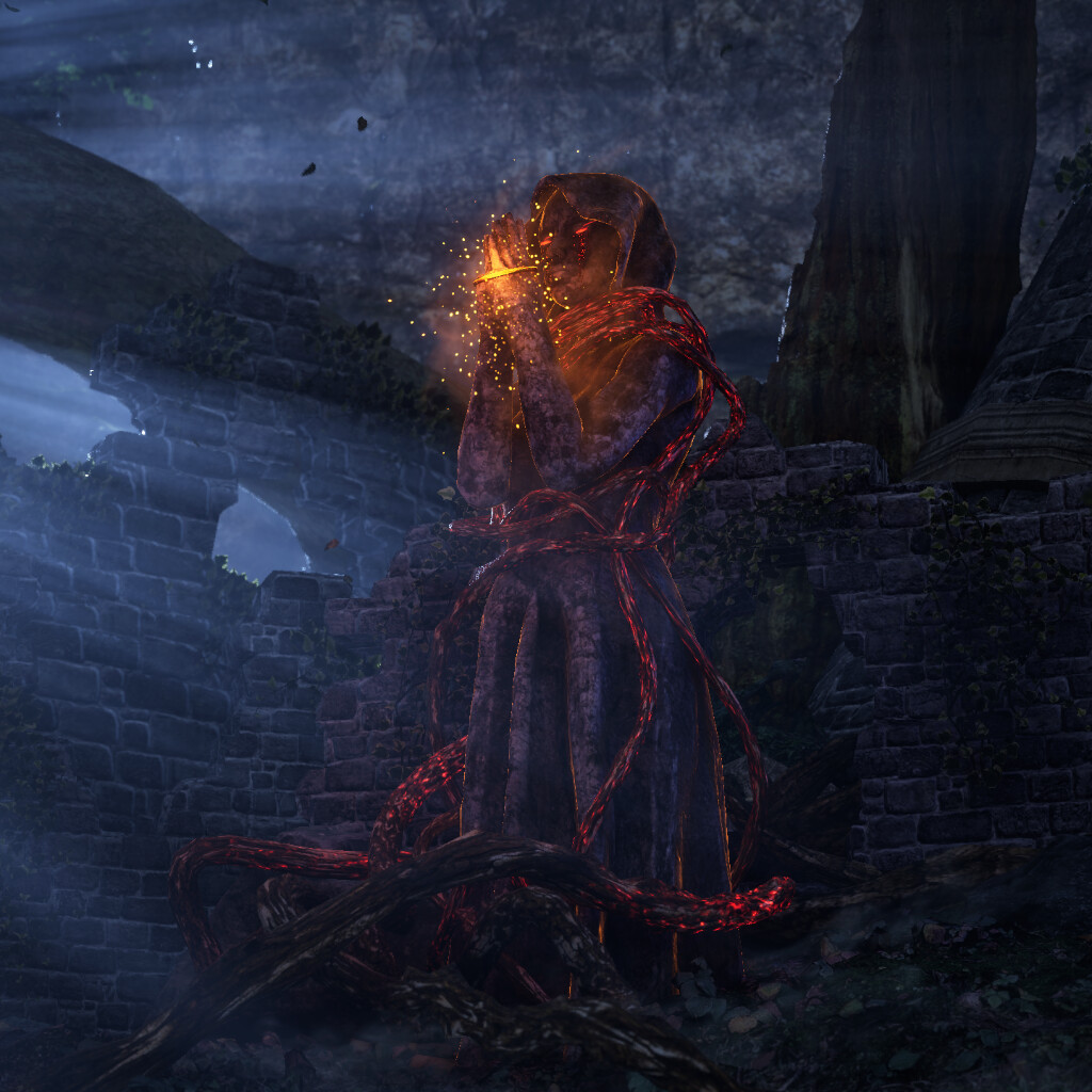 ArtStation - Game Cinematic VFX : Night Praying