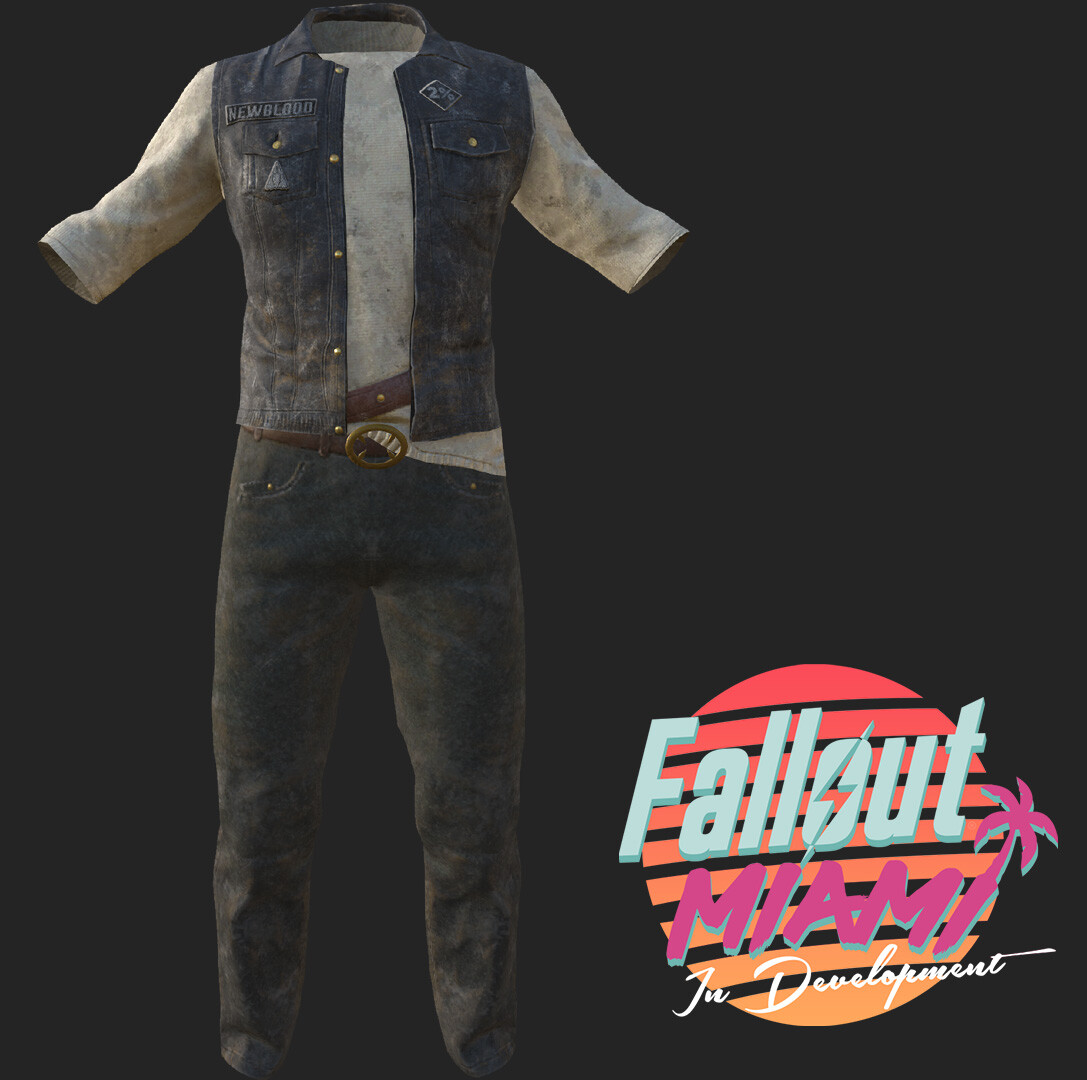 ArtStation - Fallout Miami: Jimmy Hart Clothes