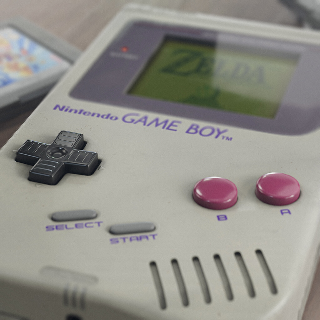 ArtStation - Original Nintendo Gameboy