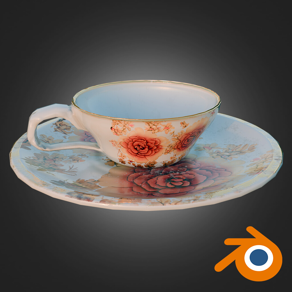 ArtStation - Cup & Saucer