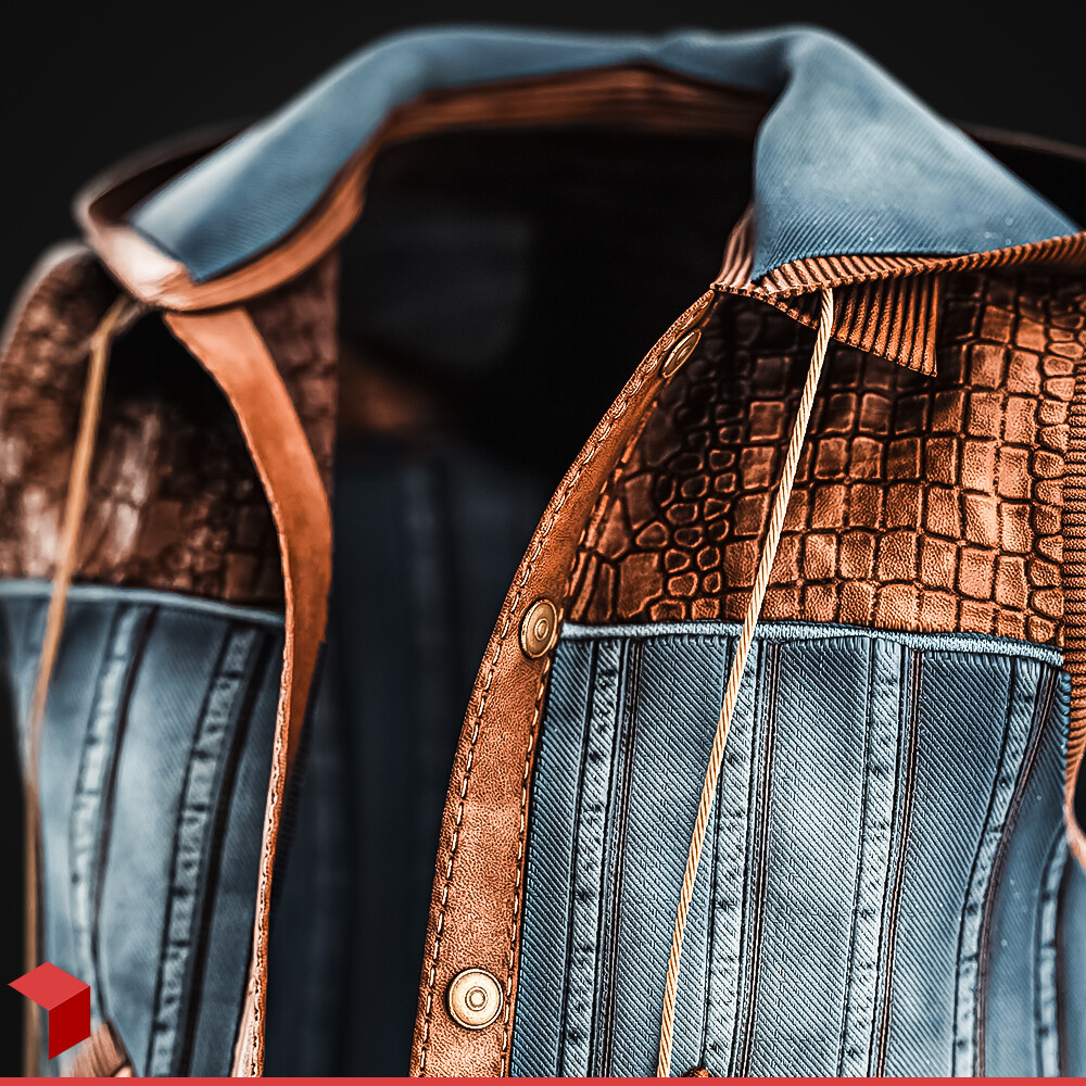 ArtStation - Texturing a Jacket – Substance Painter