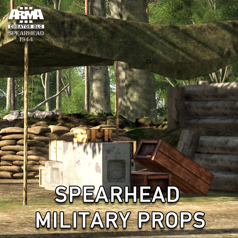 ArtStation - Military Props - Spearhead 1944