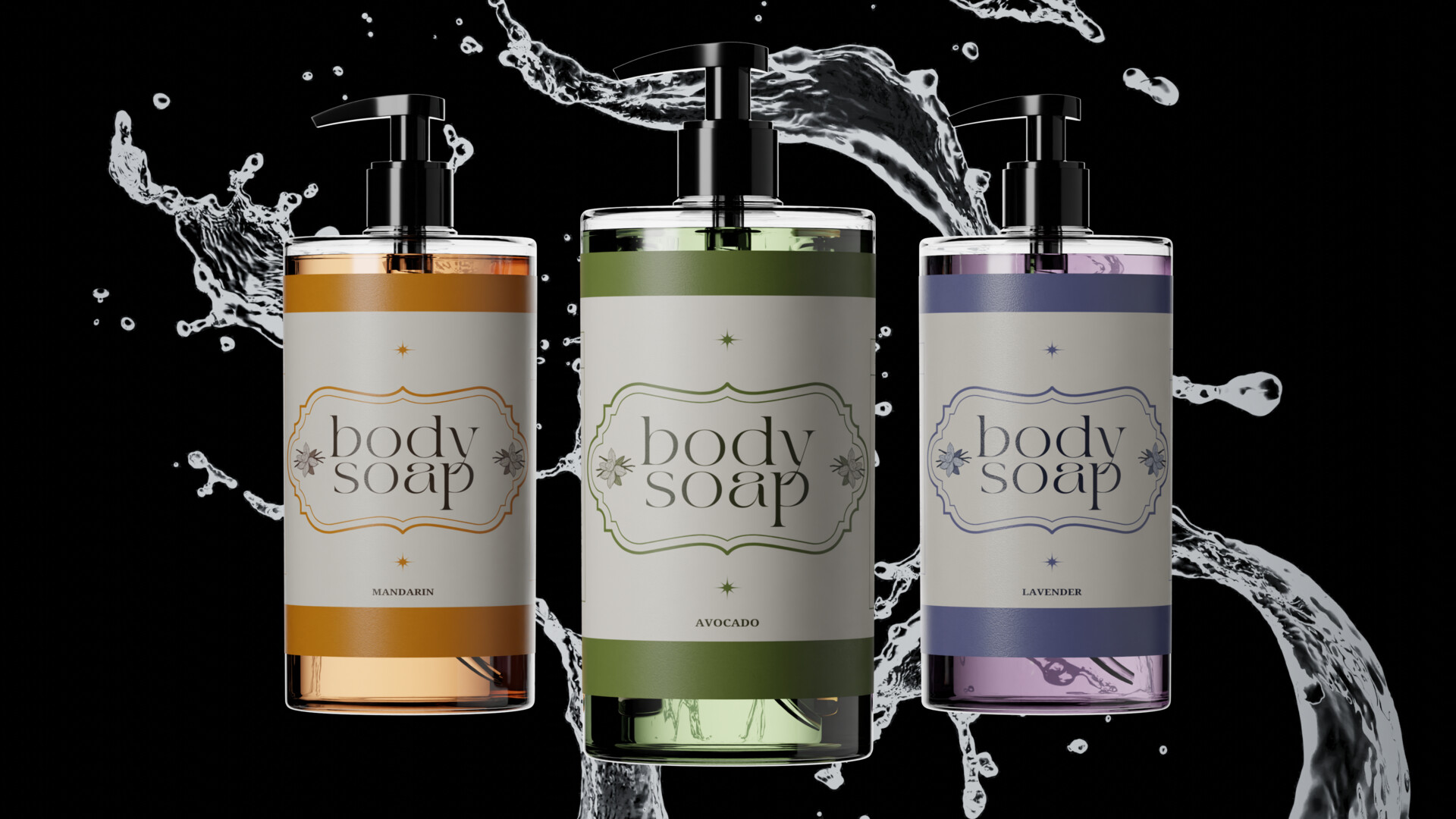 ArtStation - Body Soap - Product Visualization