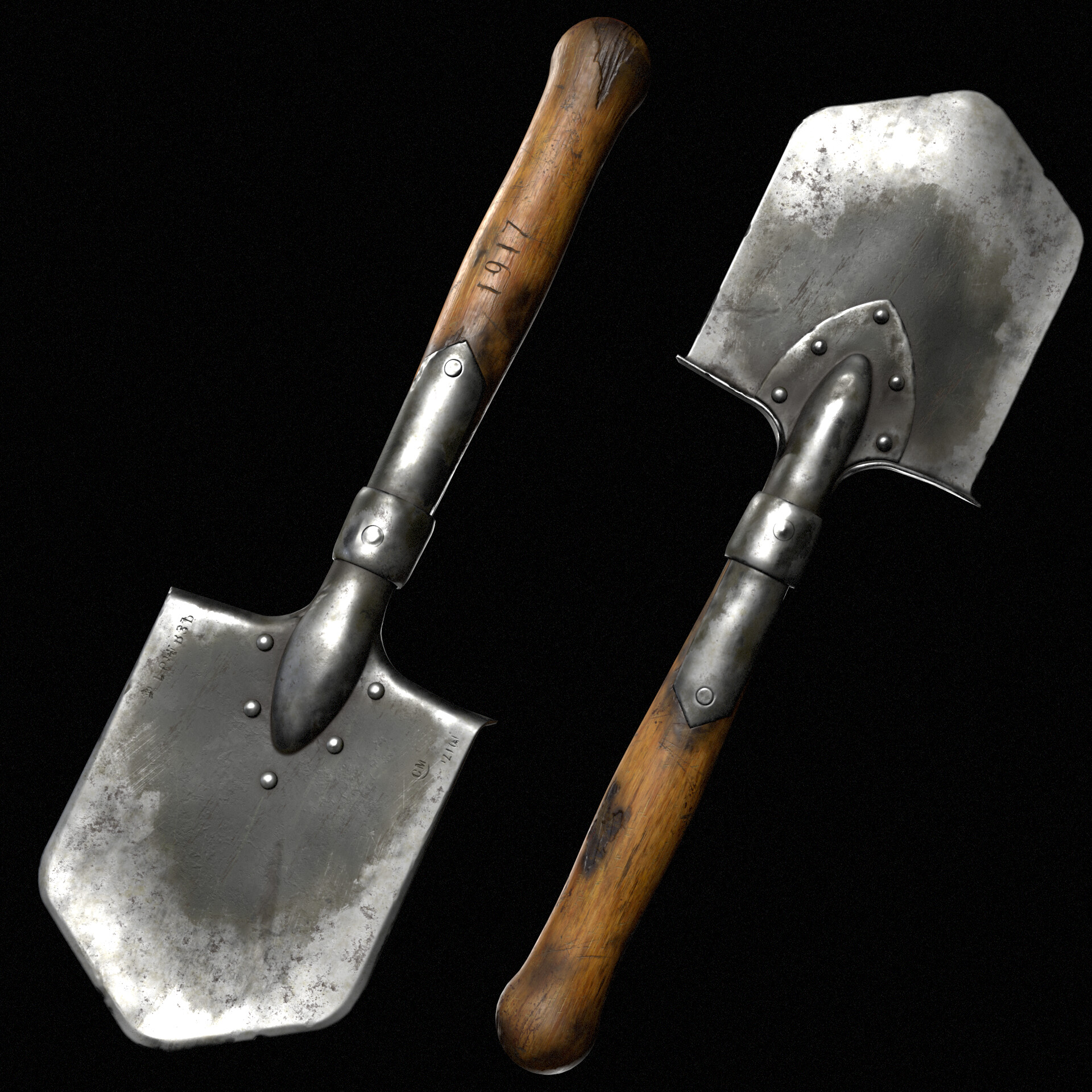 ArtStation - Infantry Shovel (MPL-50)