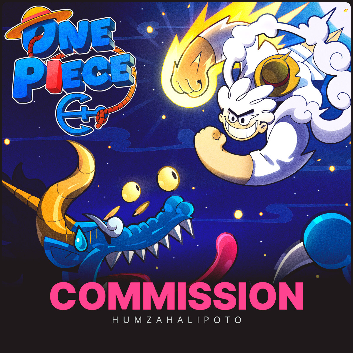 ArtStation - One Piece Commission | Cartoon Style