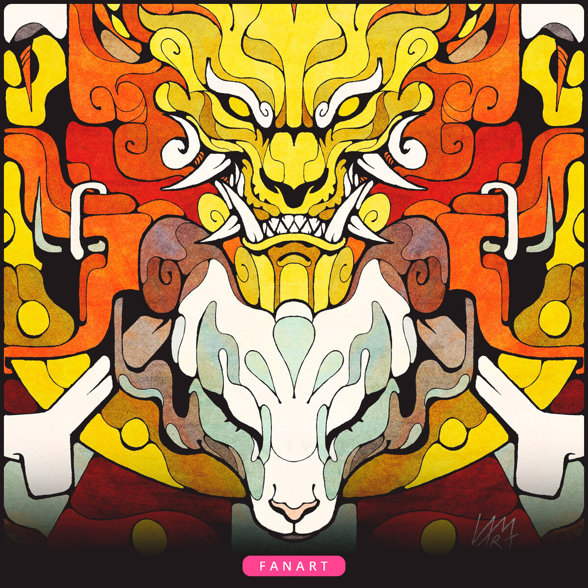 ArtStation - The Sheep and the Lion | One Piece Fanart