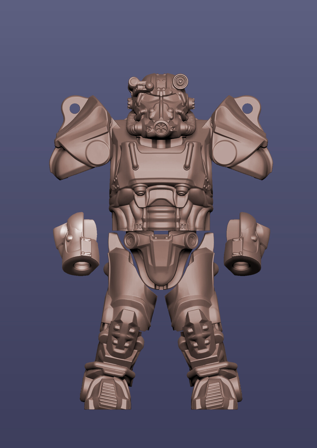 ArtStation - Fallout - T-60 Power Armor Toy
