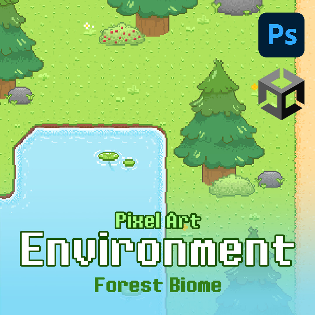 ArtStation - Pixel Art - Forest Biome