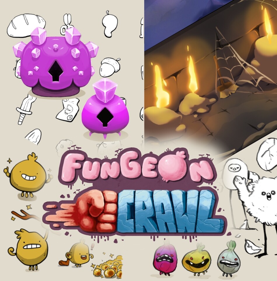 ArtStation - Fungeon Crawl - Dungeon crawling mobile game concept