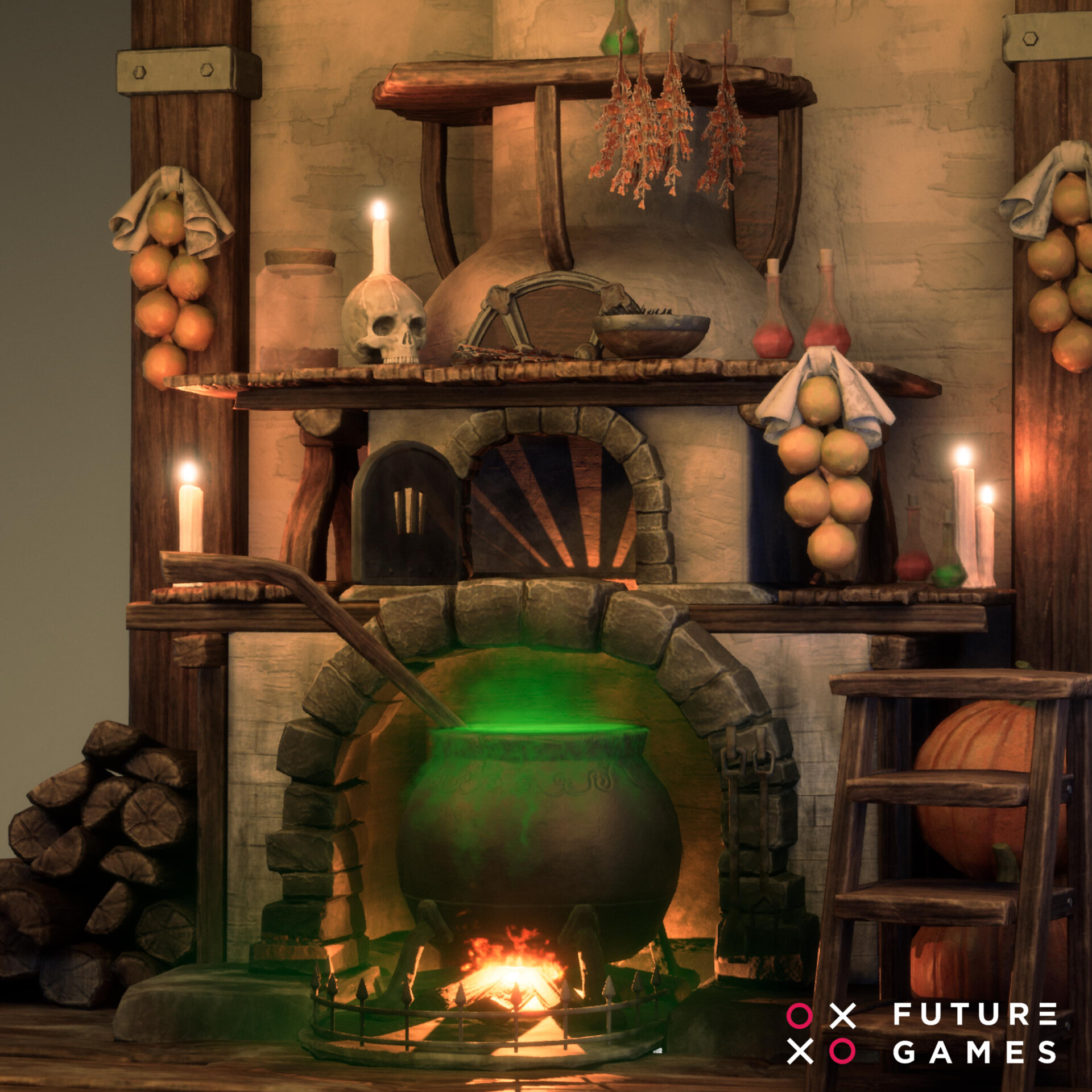ArtStation - Witch hut prop set