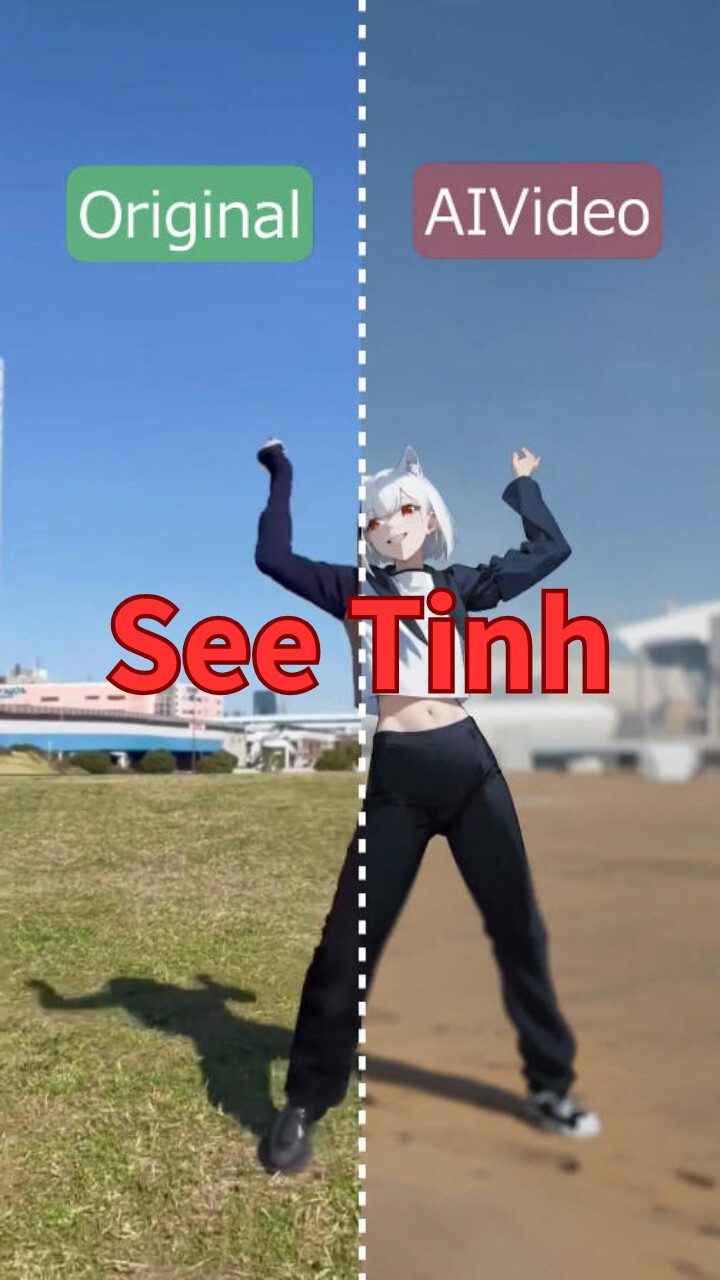 ArtStation - [Comparison][Video] Dancing “See Tinh” [Sara Nanjo] [Mental-san]