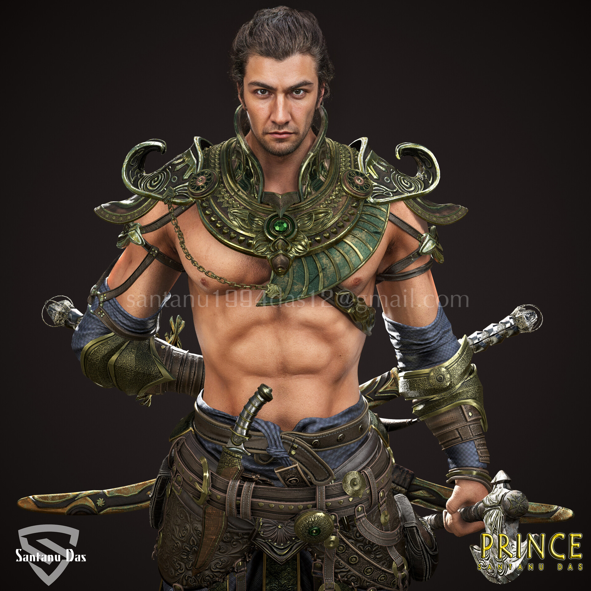 ArtStation - Prince Warrior