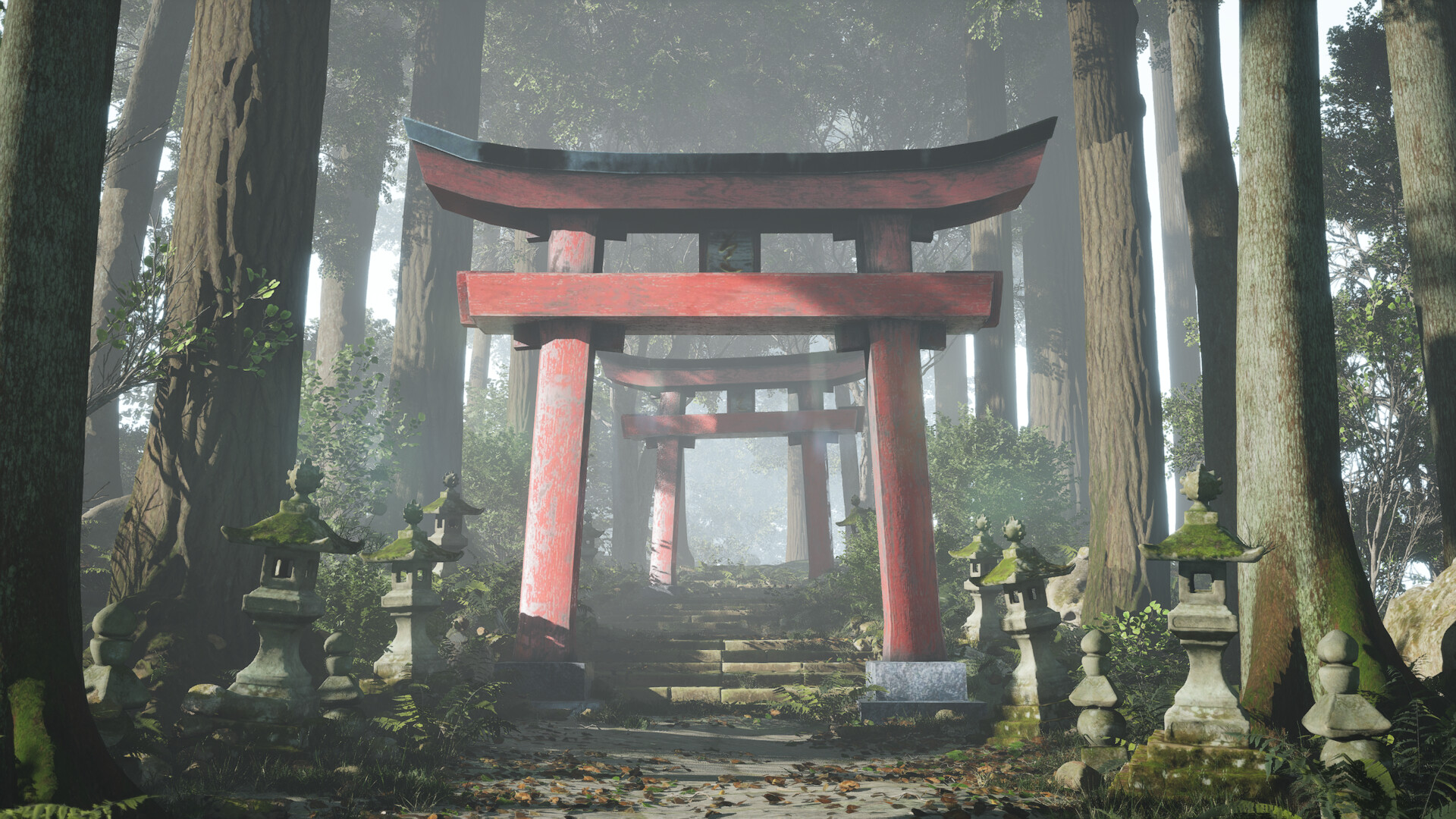 ArtStation - Japan Forest