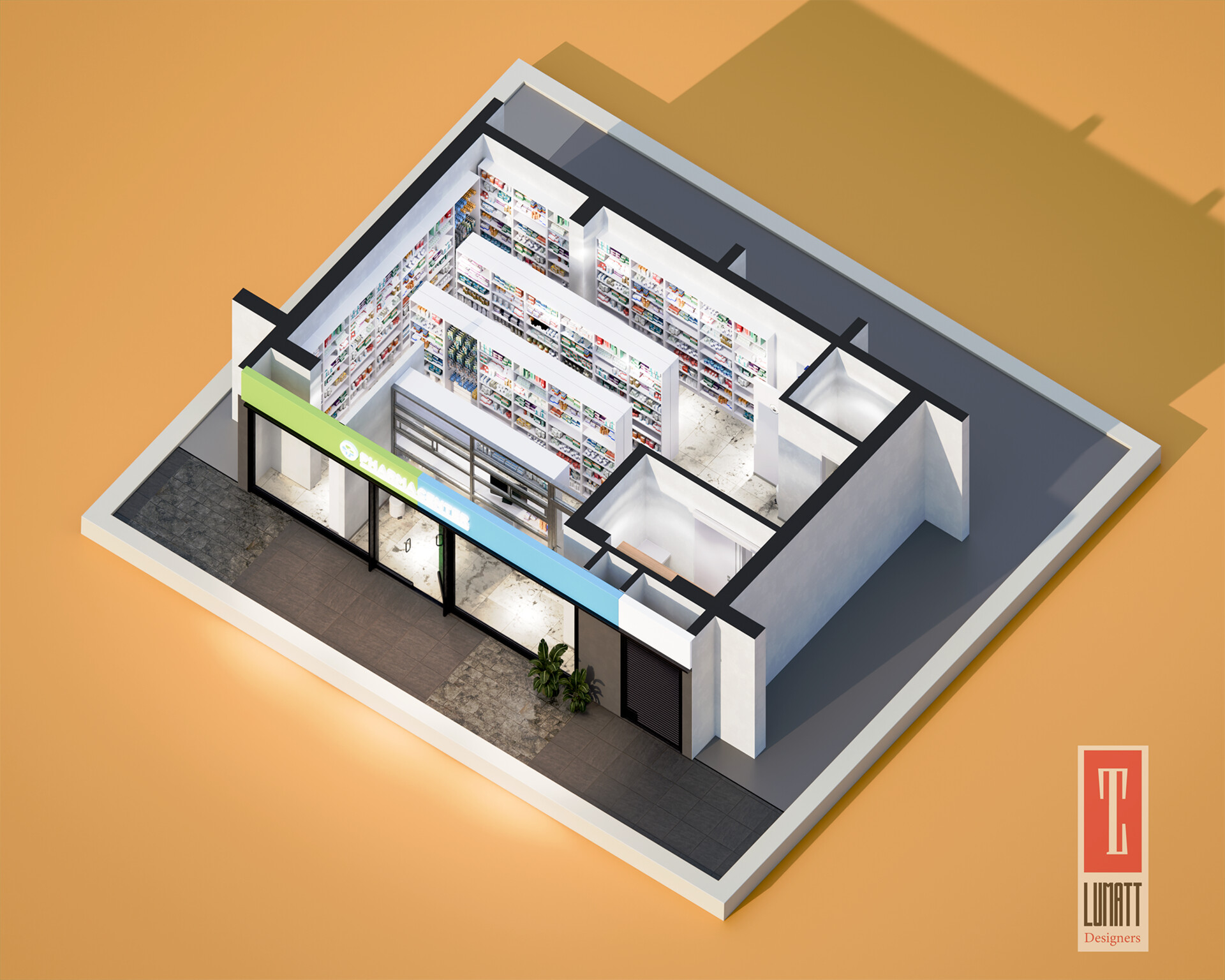 ArtStation - Pharmacy Visualization