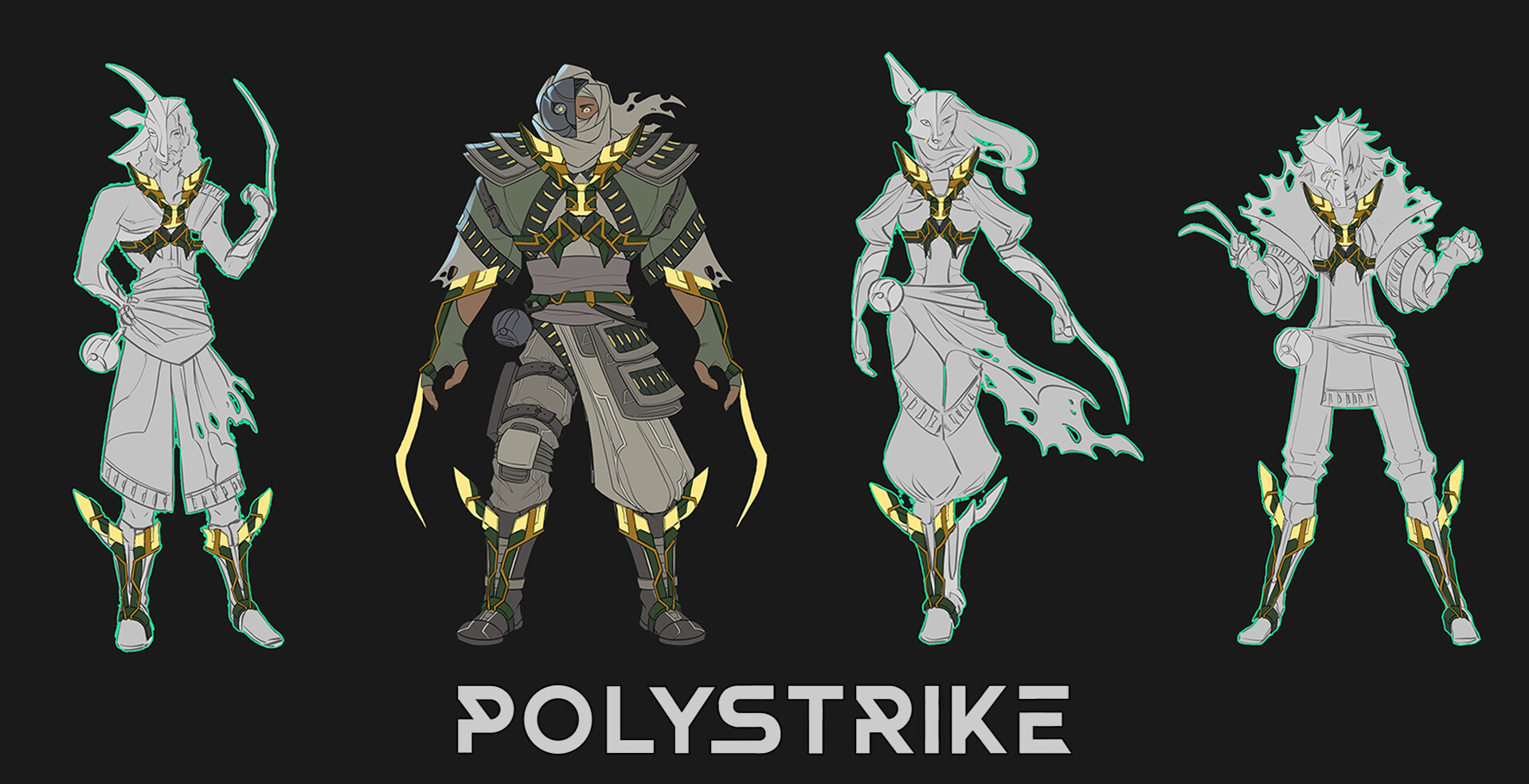 ArtStation - POLYSTRIKE - Vanguard Faction Concept Series 1