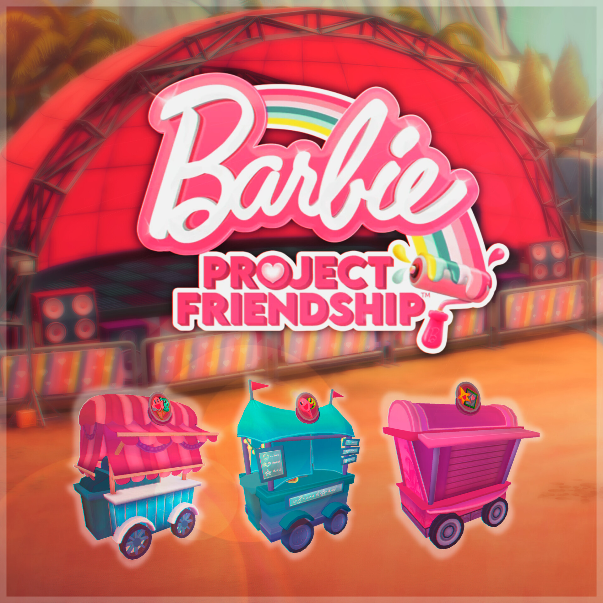 ArtStation - Barbie Project Friendship™ Carts | Videogame Stylized Assets