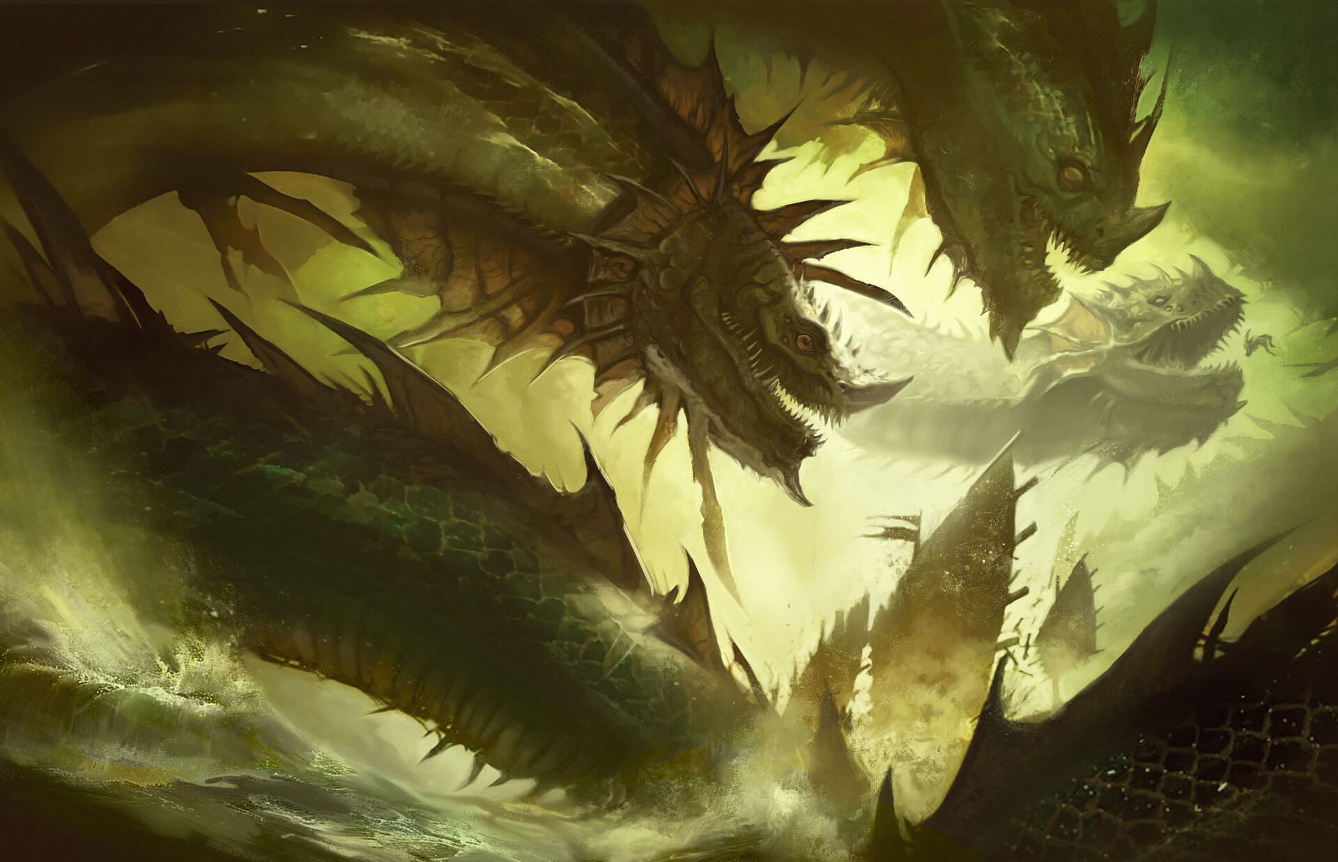ArtStation - Hydra attack