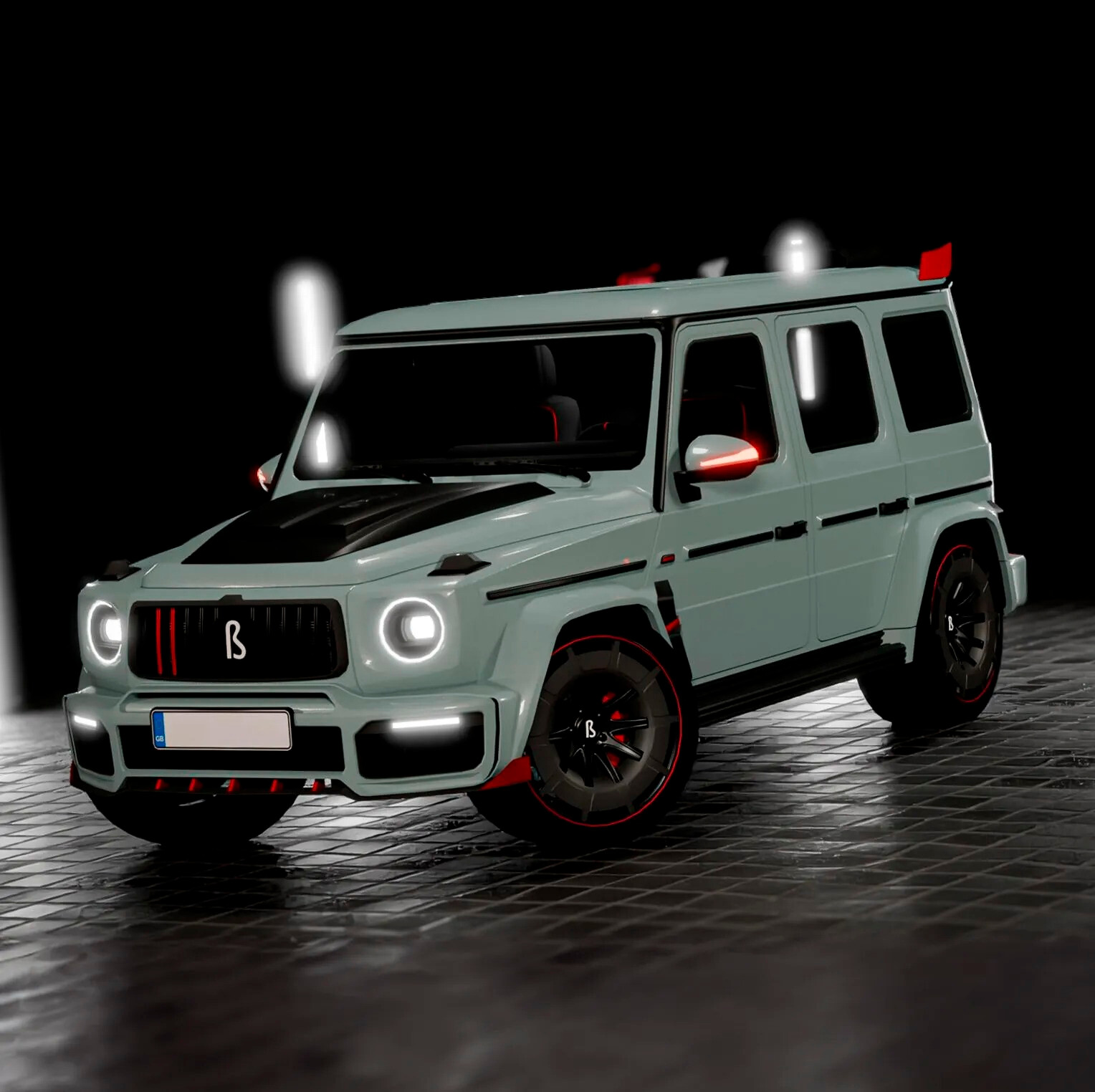 ArtStation - MID-POLY BRABUS G900 ROCKET