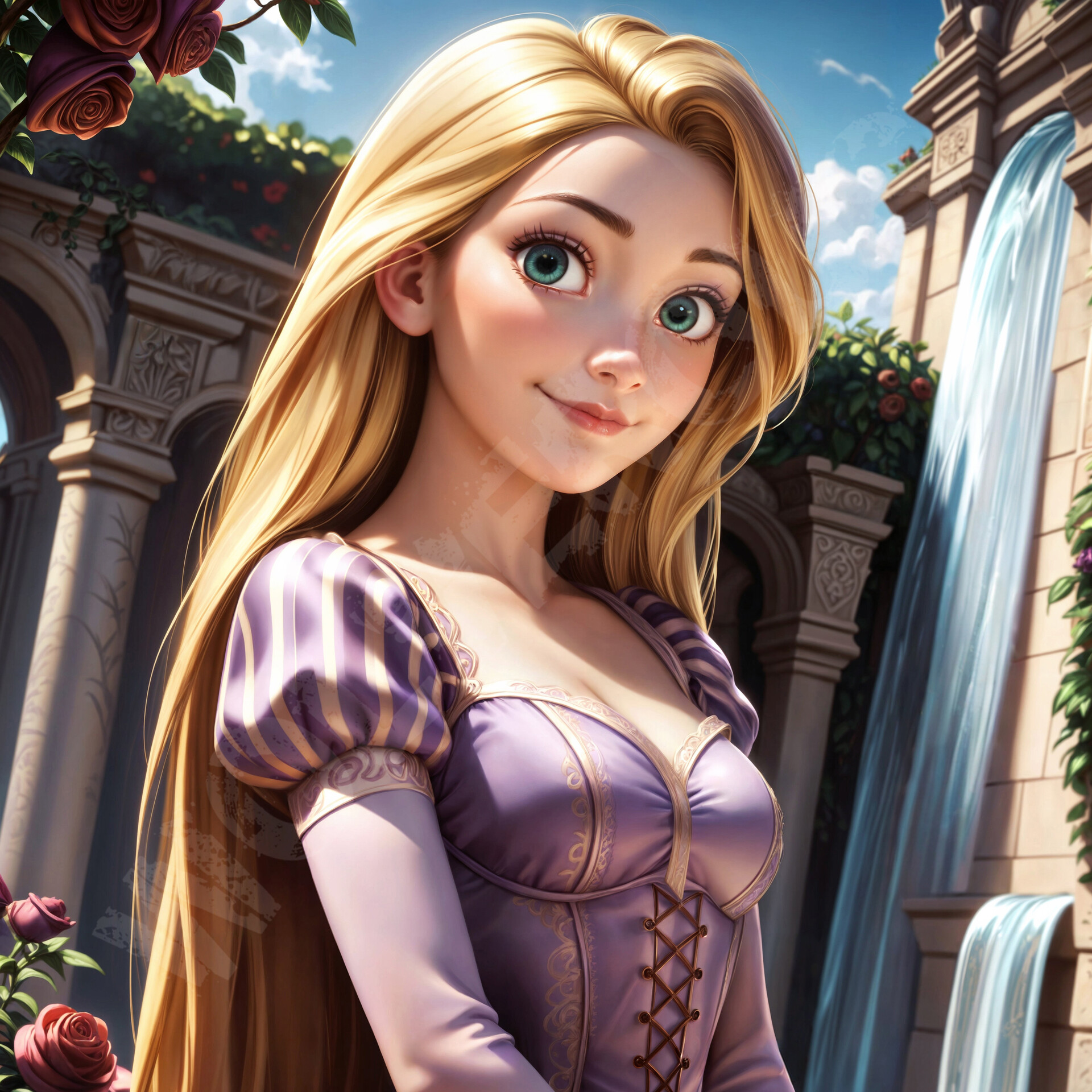 ArtStation - Rapunzel (Tangled)