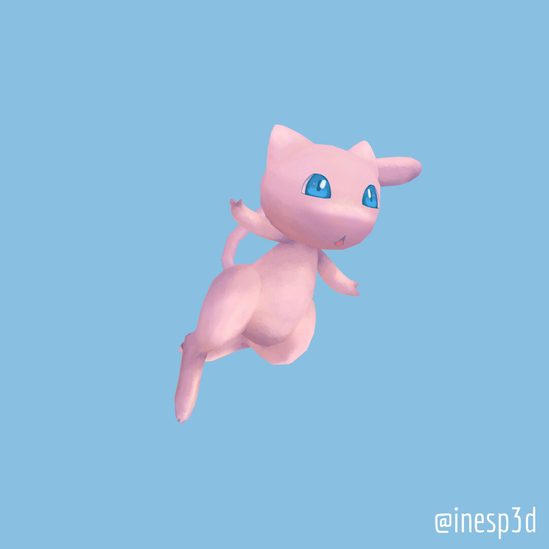 ArtStation - Pokémon: Mew