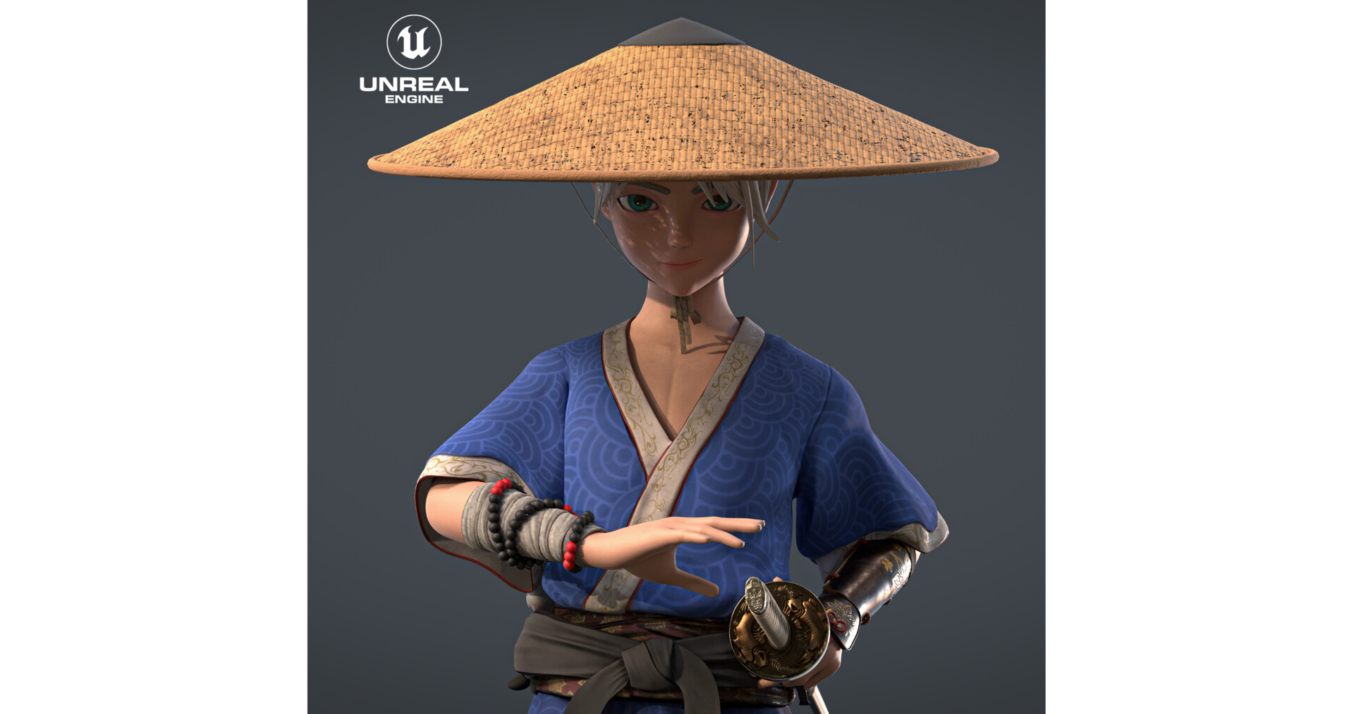 ArtStation - Ryuji the little samurai