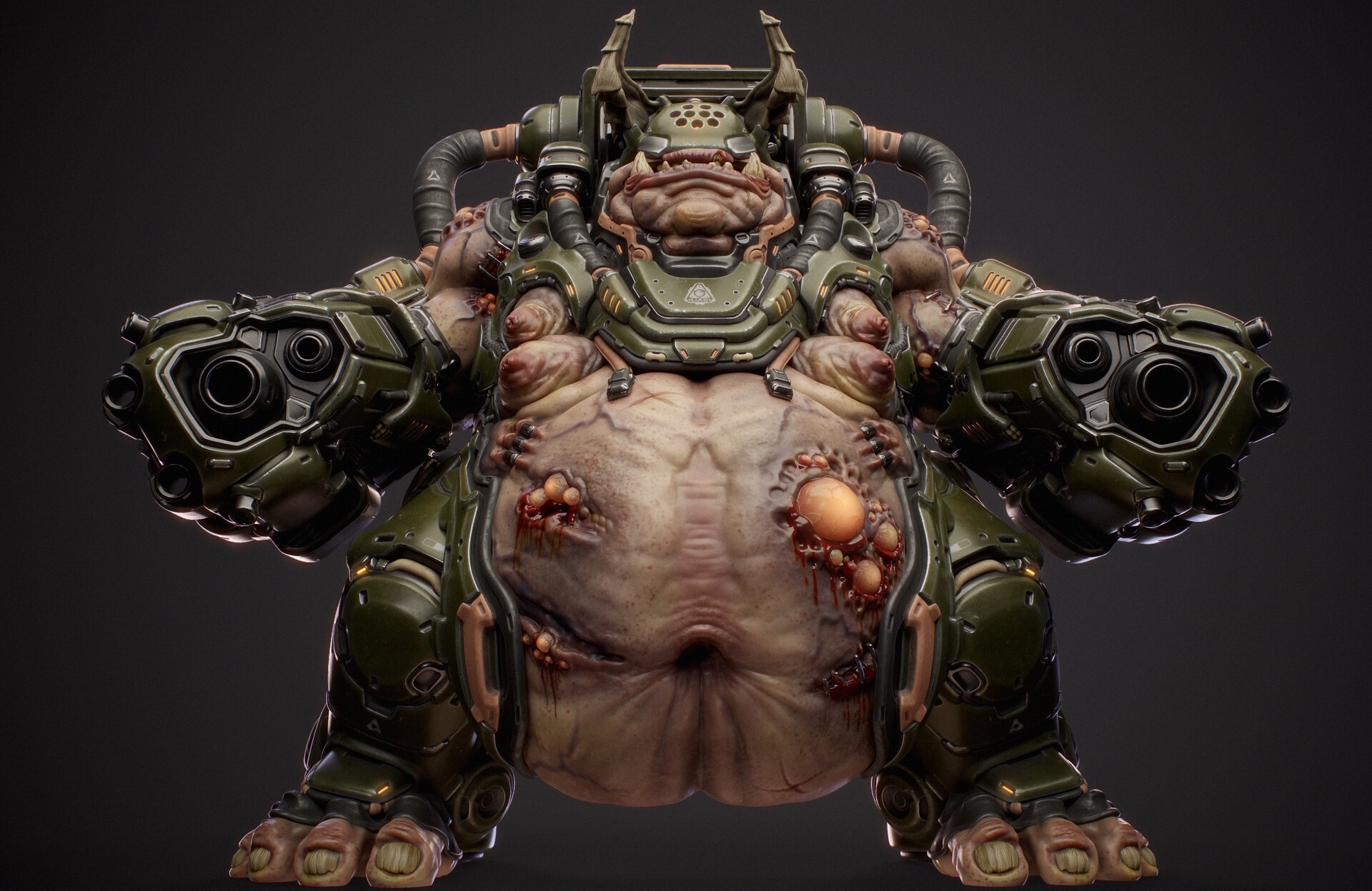 ArtStation - DOOM DEMON