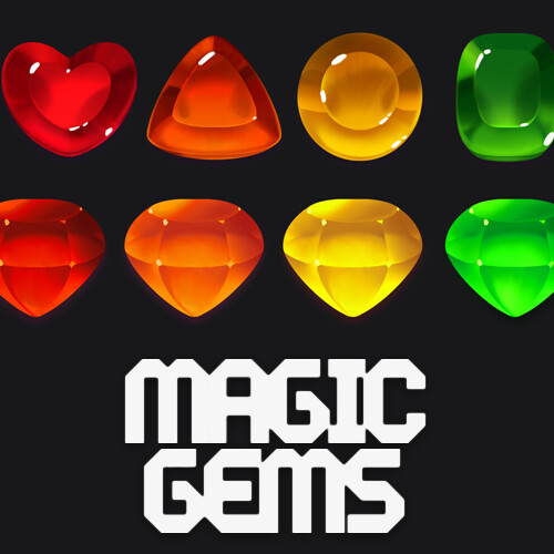 ArtStation - Magic Gems - Icons