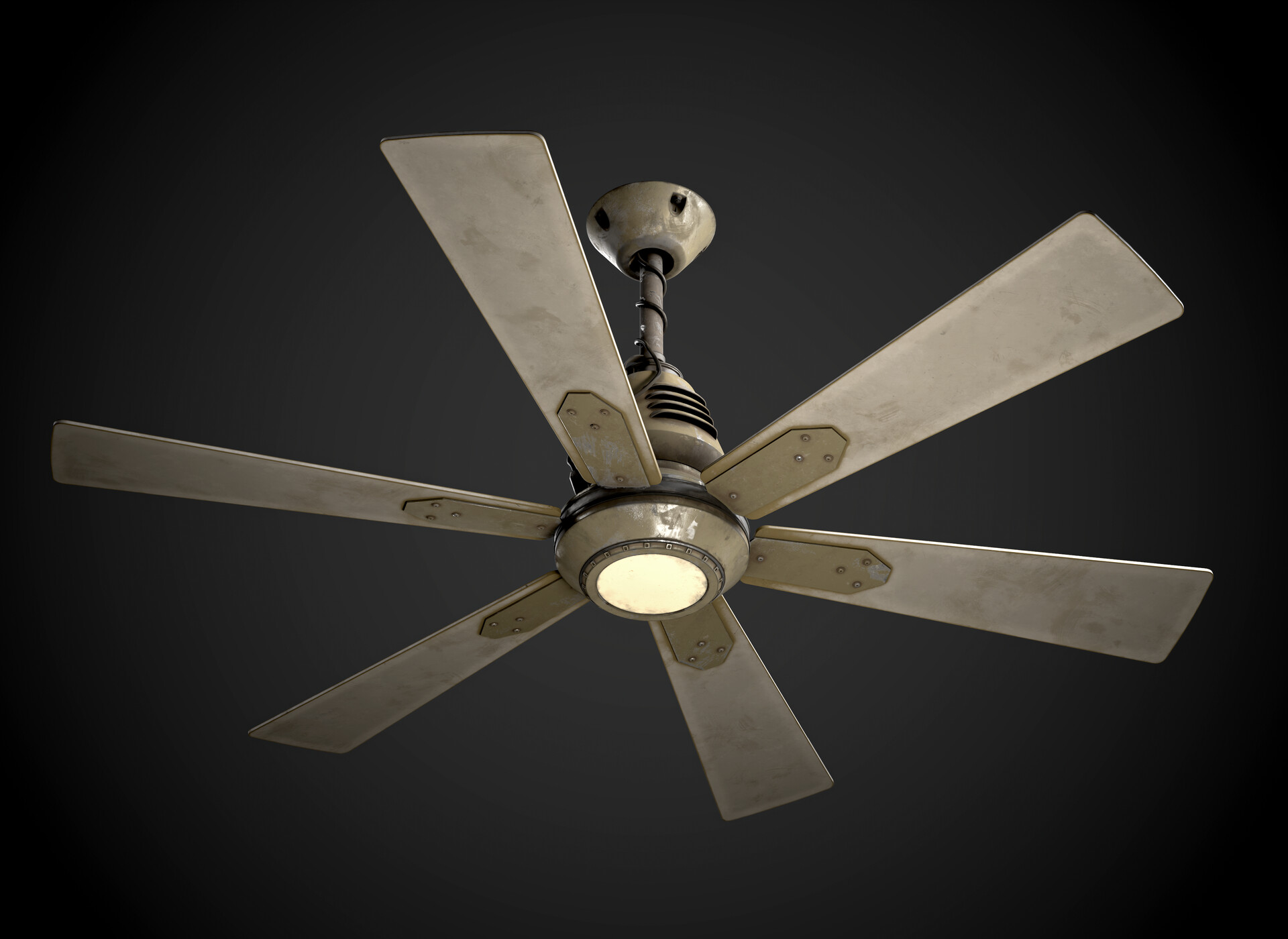 ArtStation - Ceiling fan - from Cyberpunk 2077 game