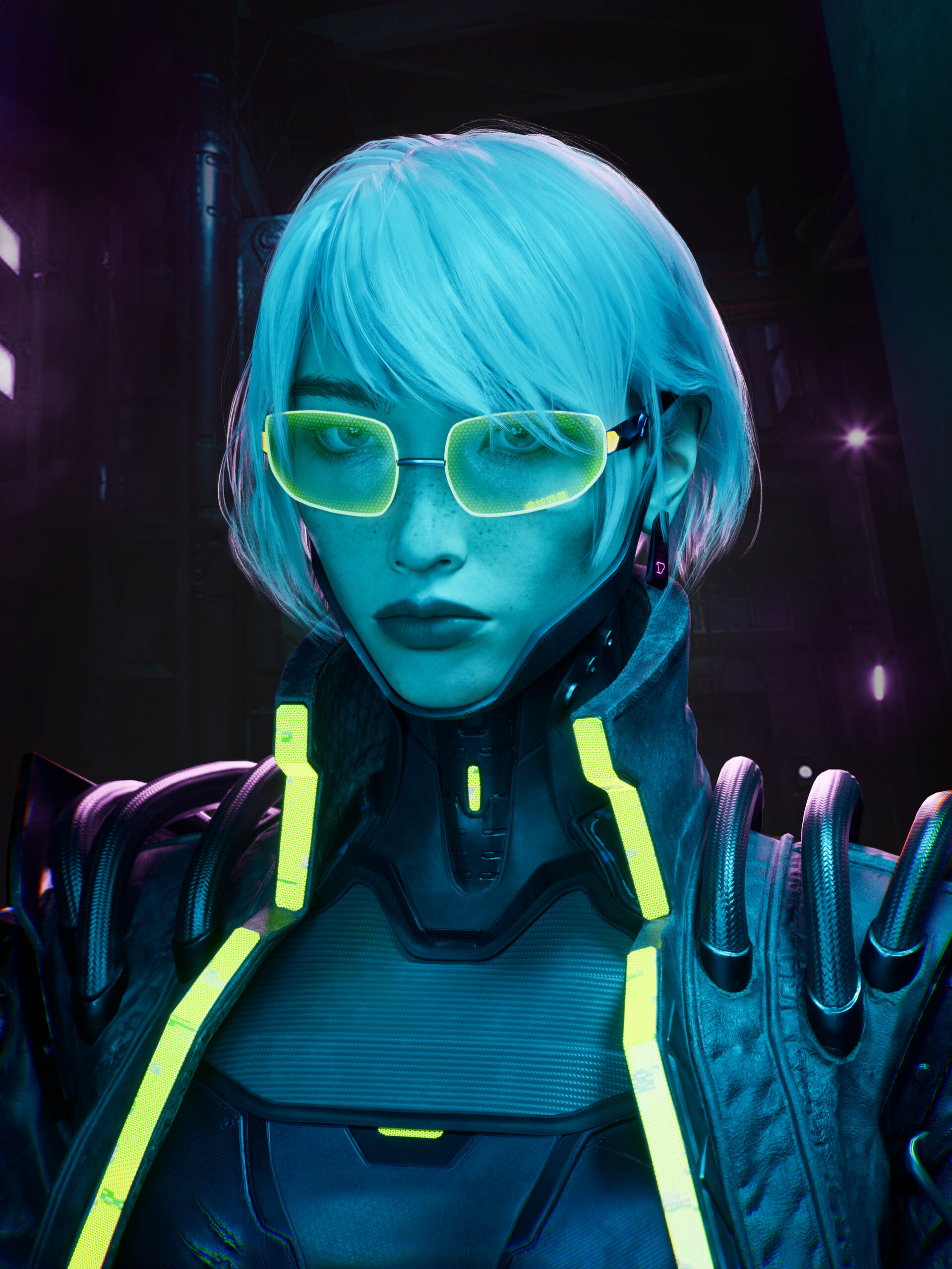 ArtStation - CyberGirl (Unreal Engine 5 Character)
